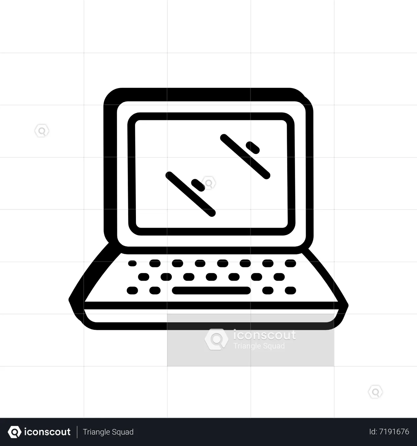 Laptop Animated Icon download in JSON, LOTTIE or MP4 format