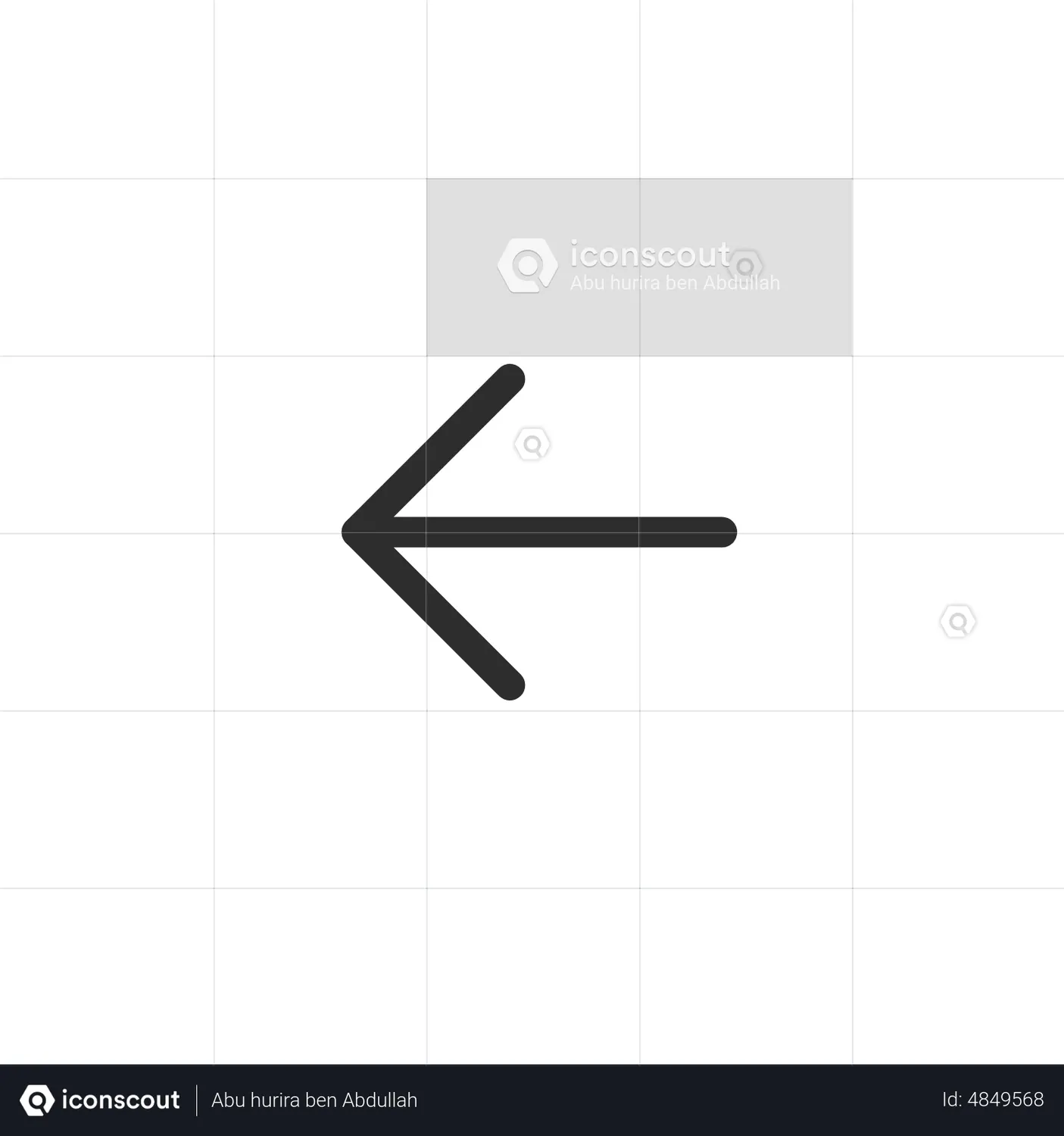 Left Arrow Animated Icon download in JSON, LOTTIE or MP4 format