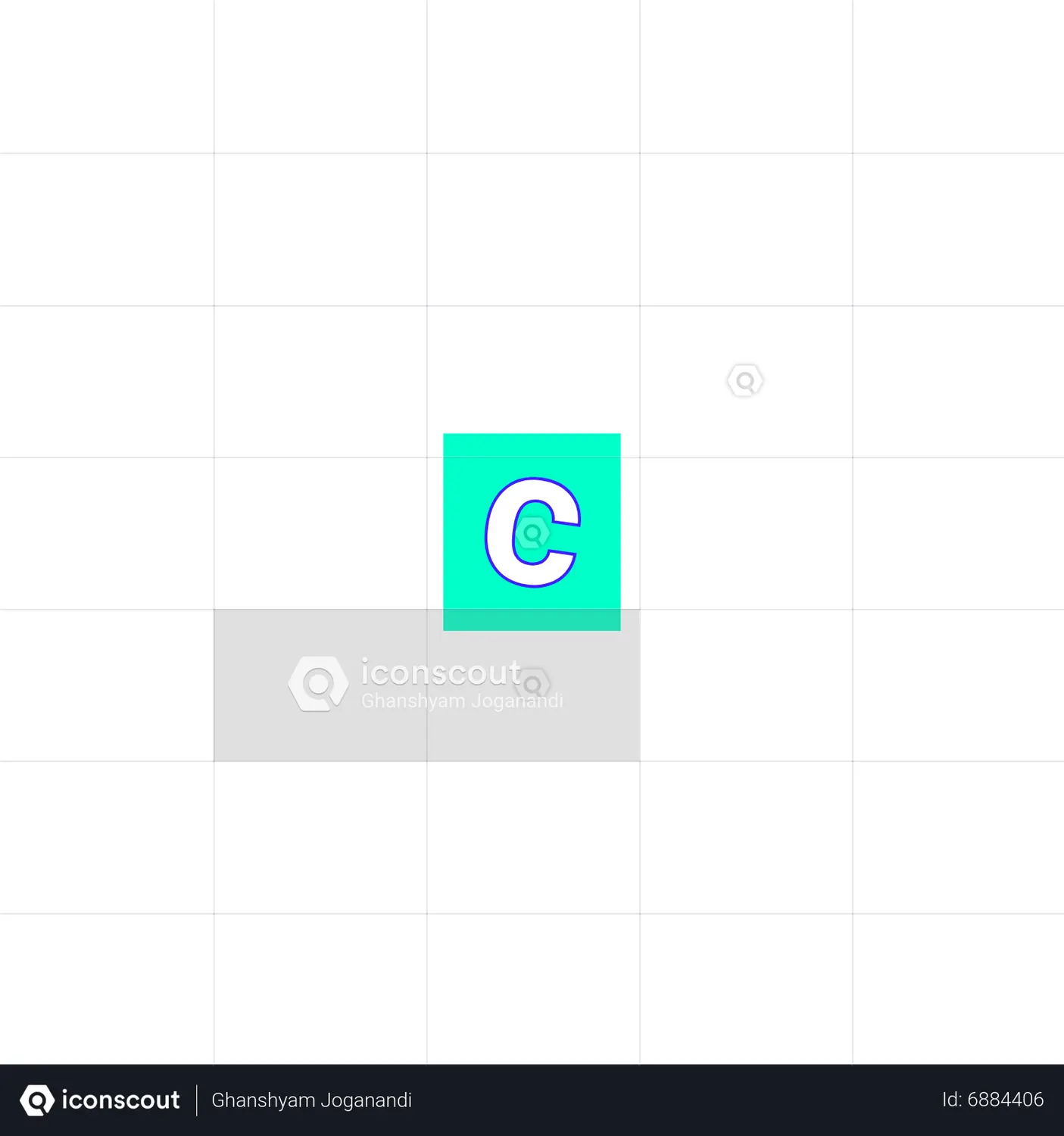 Letter C Animated Icon download in JSON, LOTTIE or MP4 format
