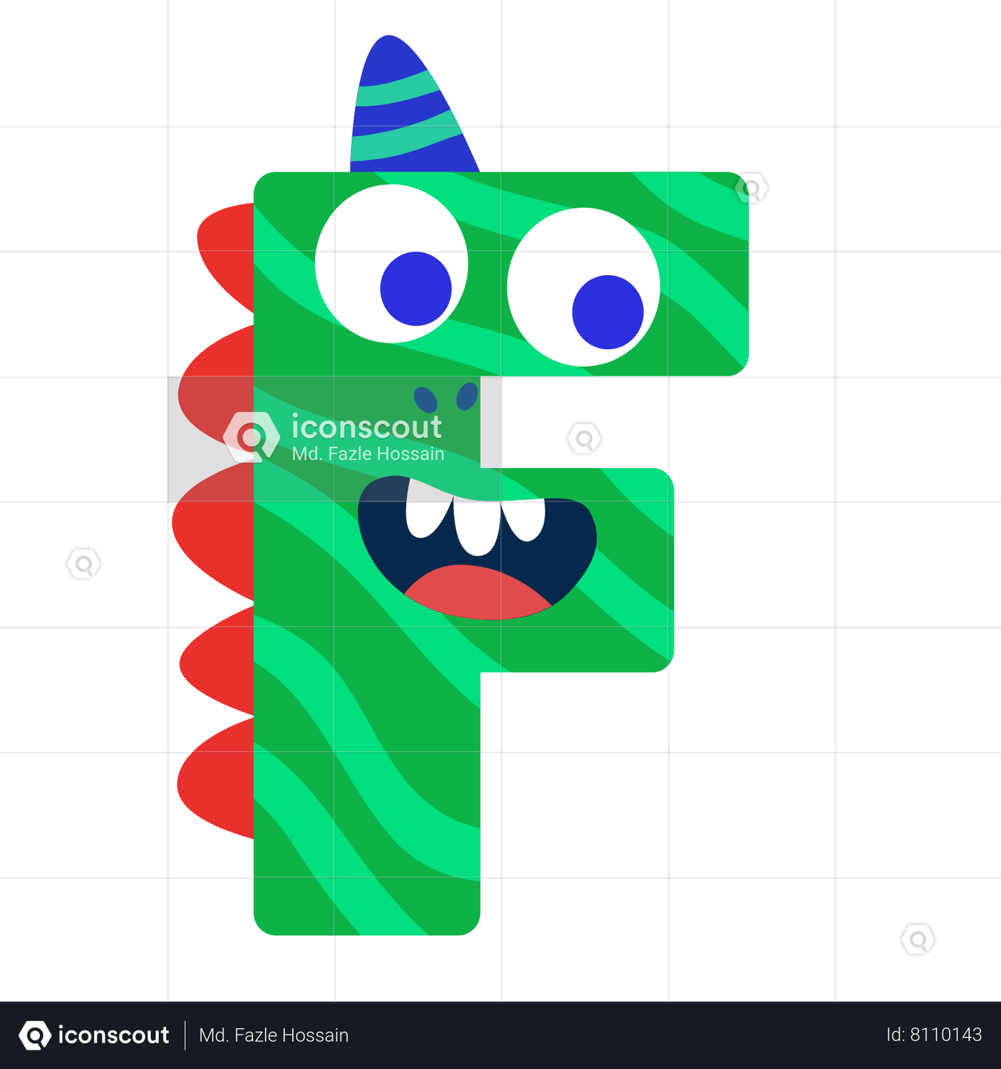 lindo monstruo alfabeto f Animation von Md. Fazle Hossain | LottieFiles