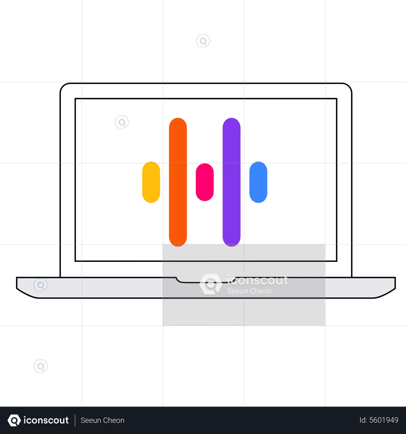Line Graph Animated Icon - Free Download Business Animated Icons ...