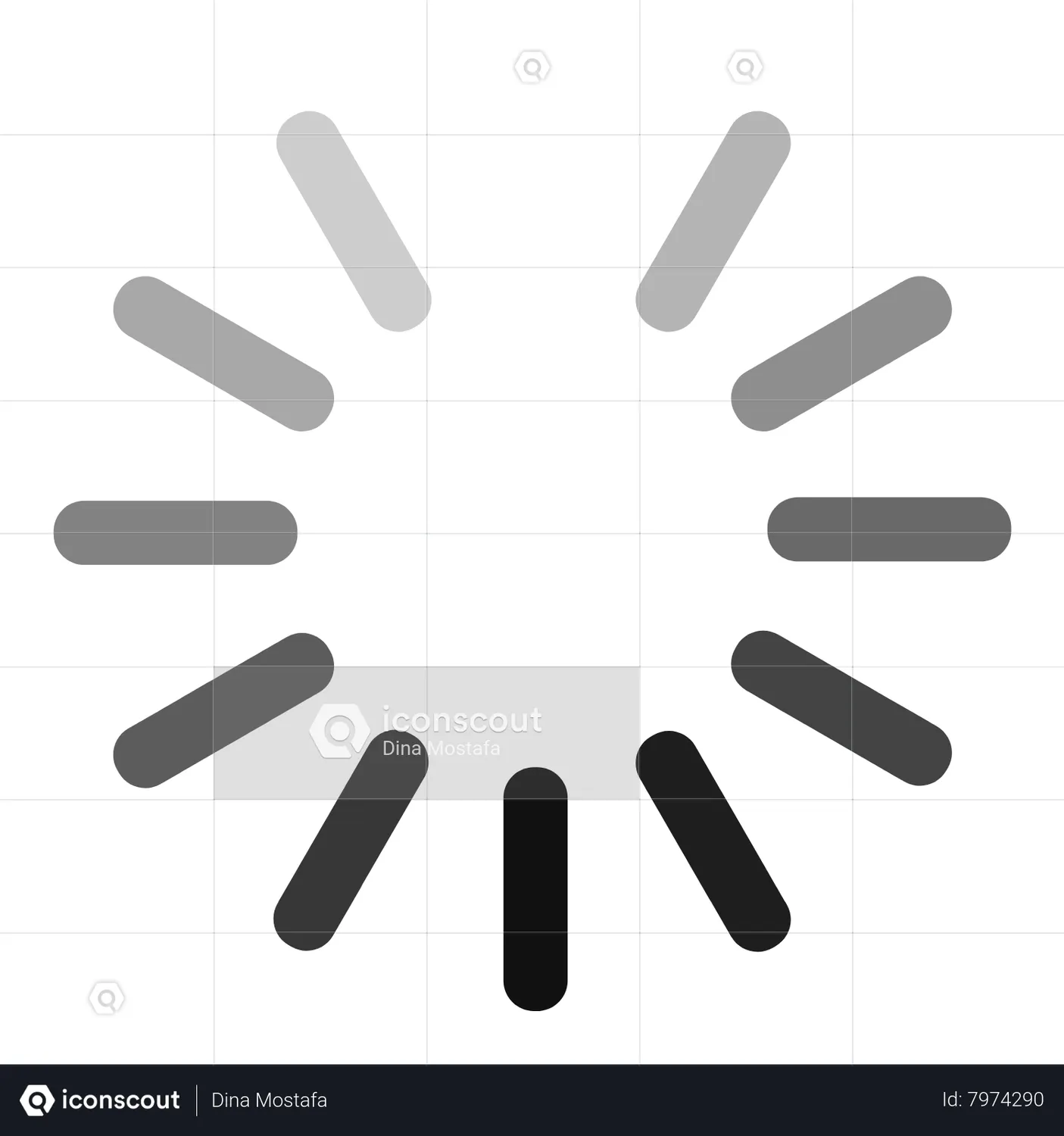 Lines Circular Loader Animated Icon download in JSON, LOTTIE or MP4 format