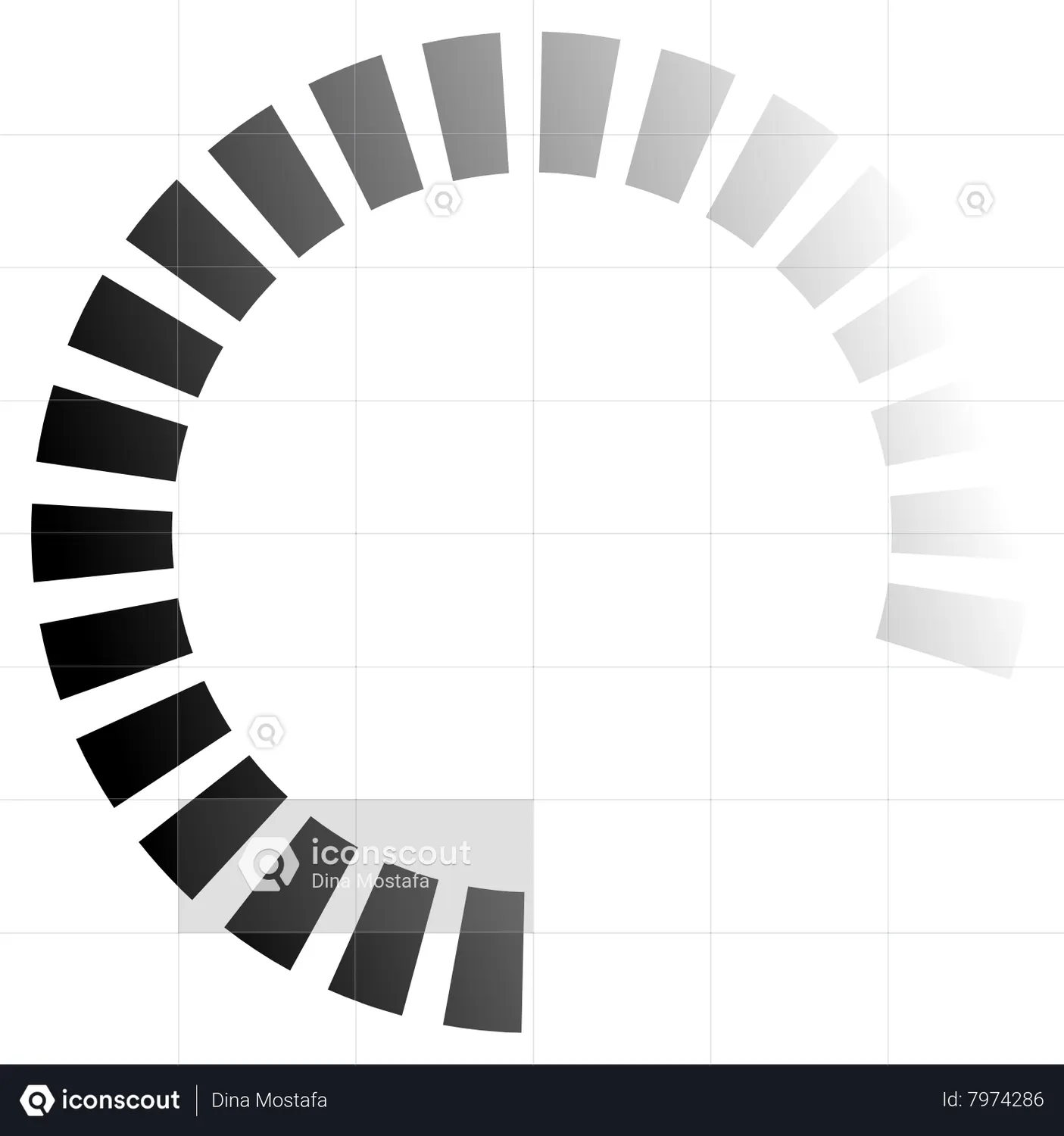 Lines Circular Loader Animated Icon download in JSON, LOTTIE or MP4 format