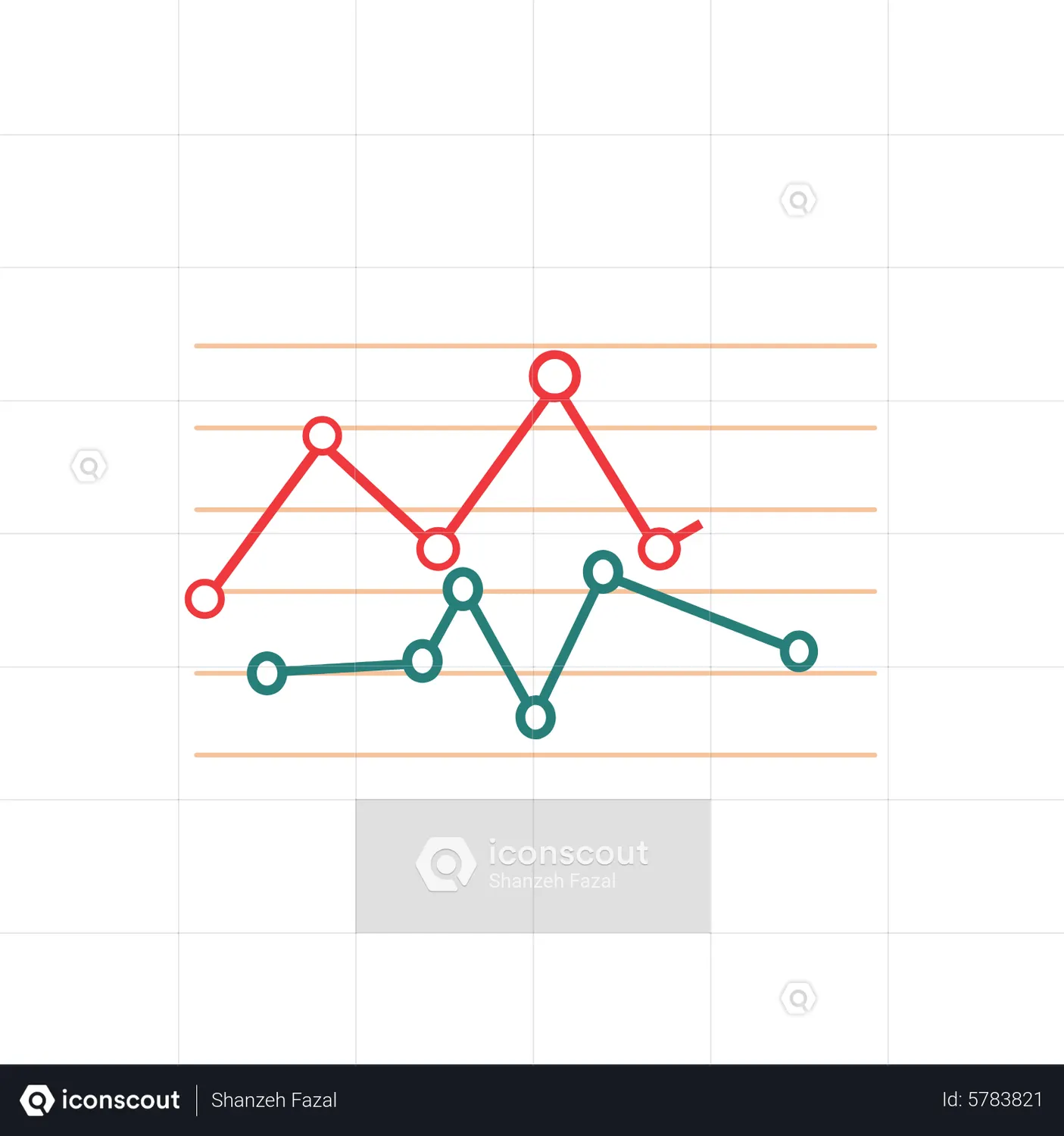 Lines Graph Animated Icon download in JSON, LOTTIE or MP4 format