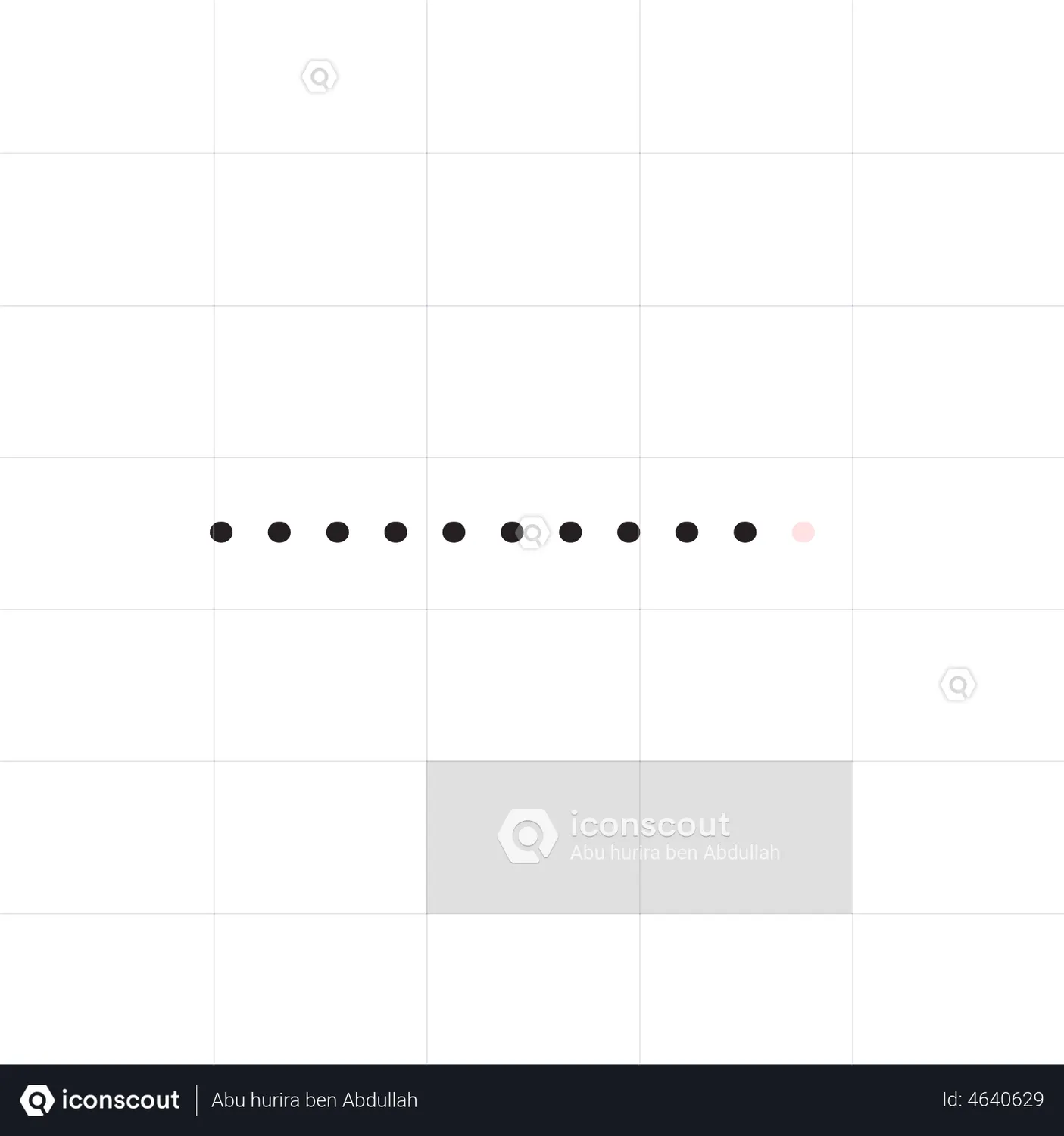 Dotted Line Loader Animated Icon download in JSON, LOTTIE or MP4 format