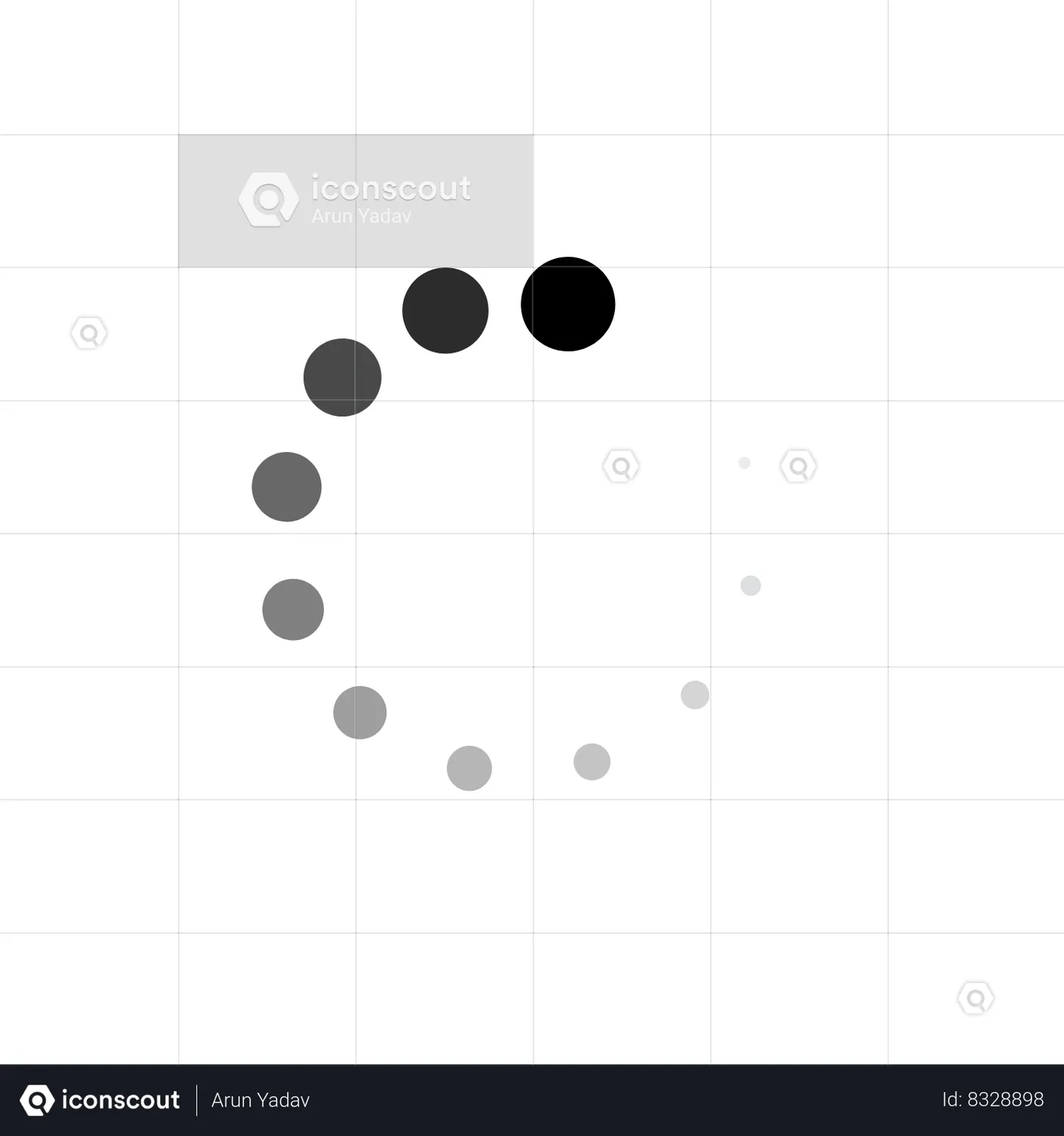Loading Dots Animated Icon download in JSON, LOTTIE or MP4 format