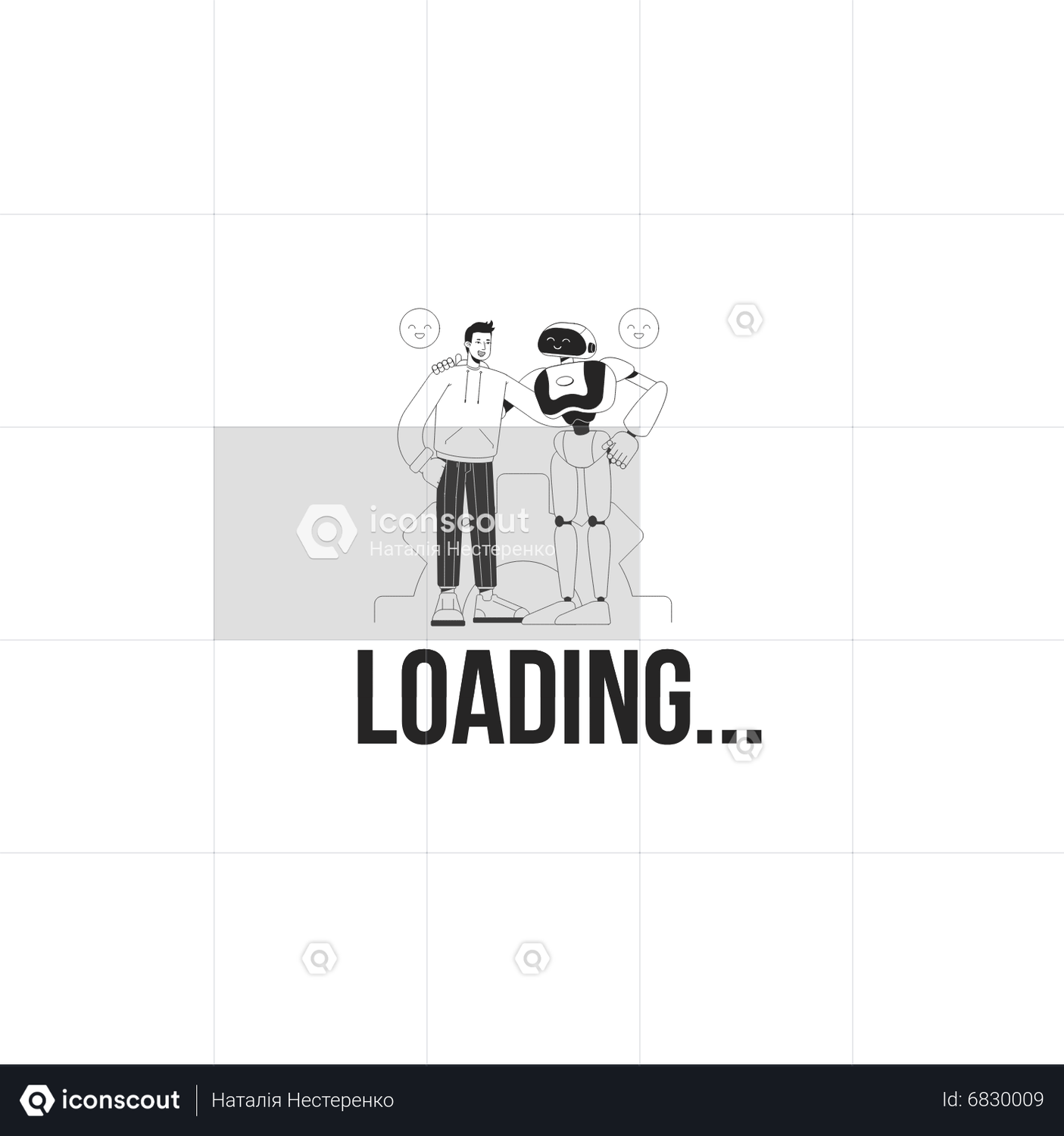 Loading Human Ai Hybrid Animation By Наталія Нестеренко Lottiefiles