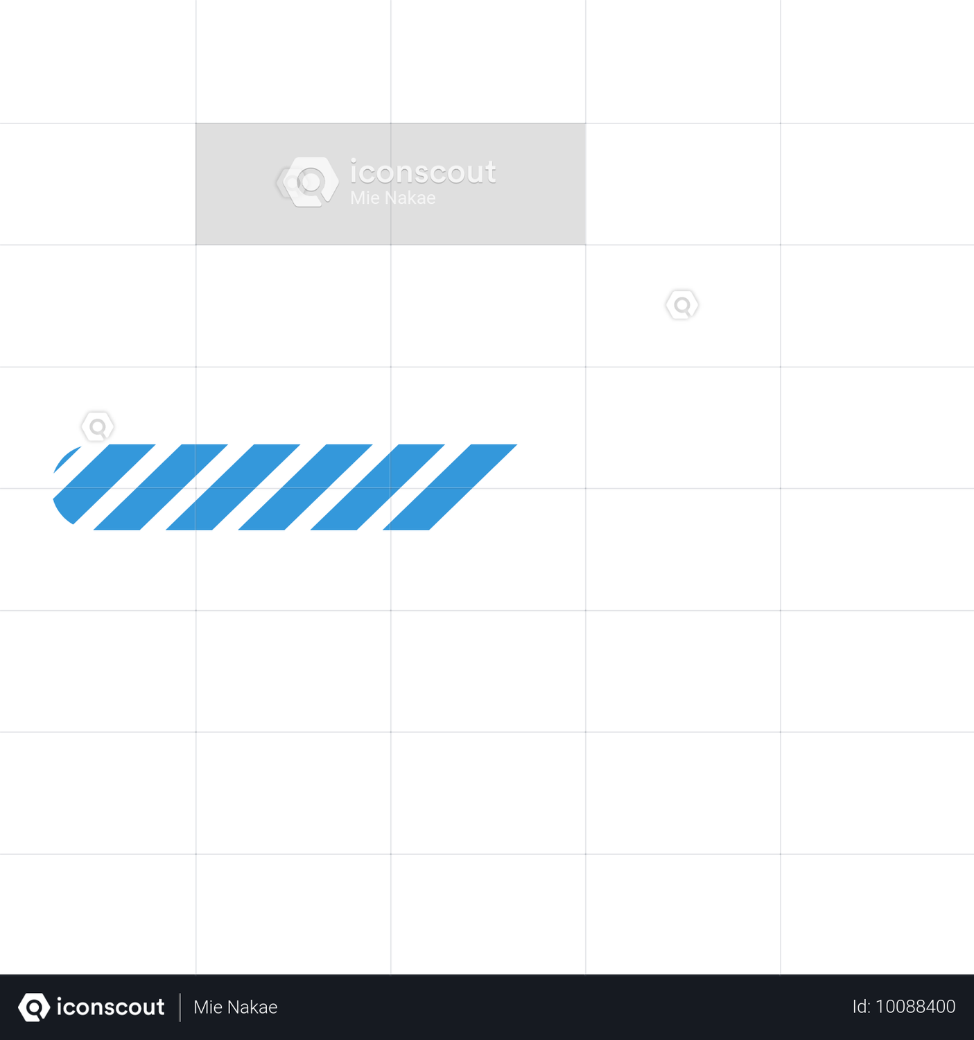 Loading Progress Bar Diagonal Rounded Waveform Animation By Mie Nakae
