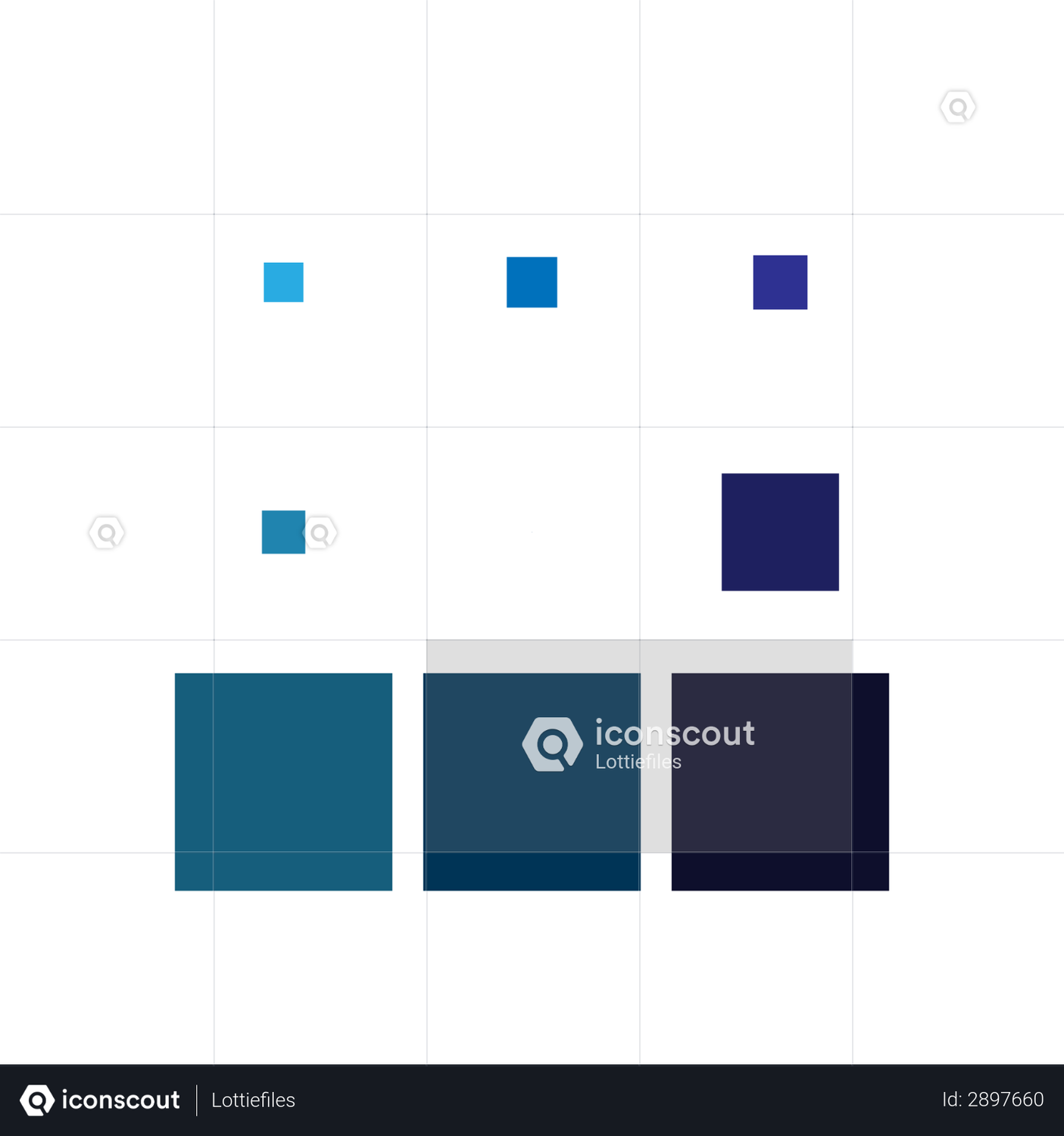 Loading Squares Animation Animation by LottieFiles | LottieFiles