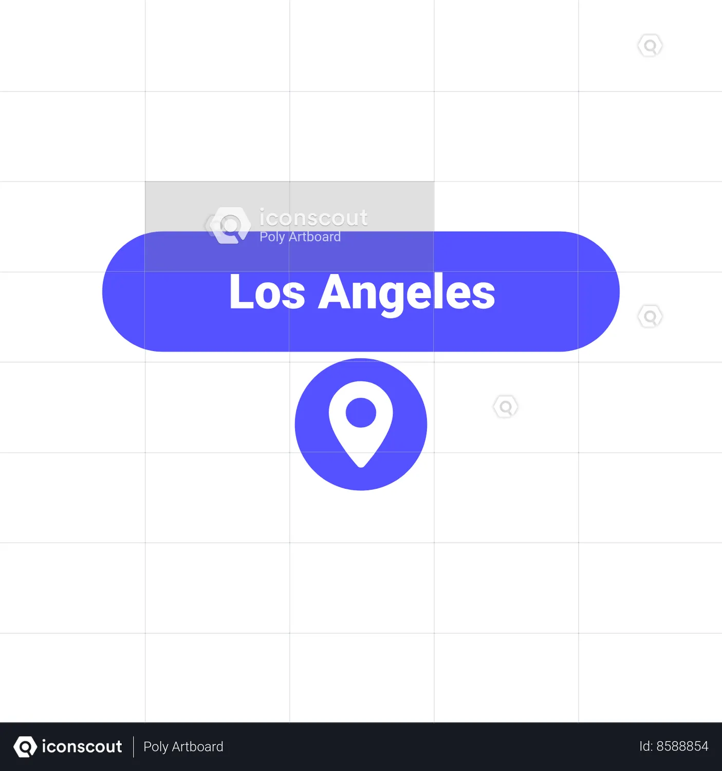 Location Pin Title Animated Icon Download In Json Lottie Or Mp4 Format