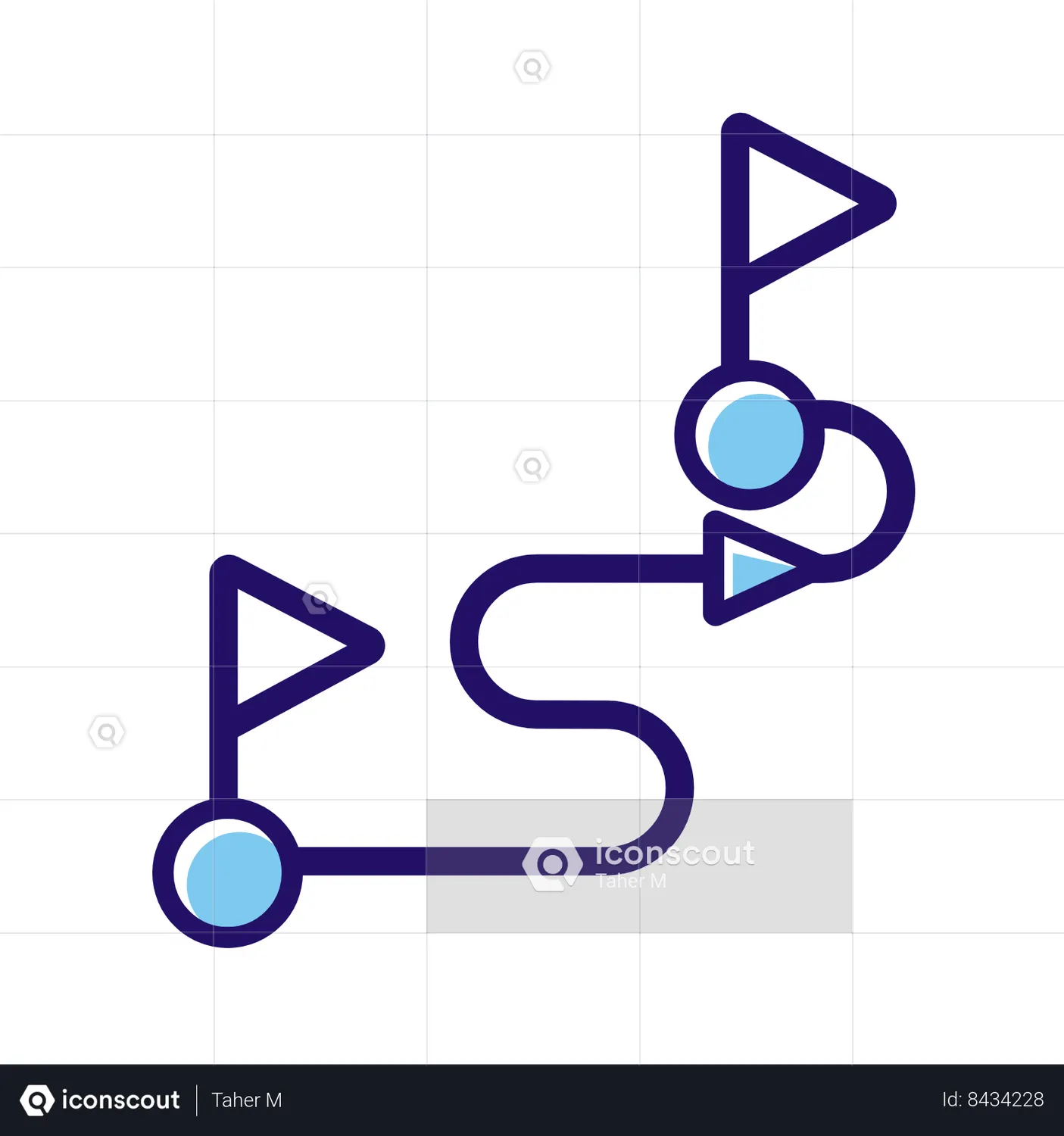 Location Route Animated Icon - Free Download Maps And Navigation ...