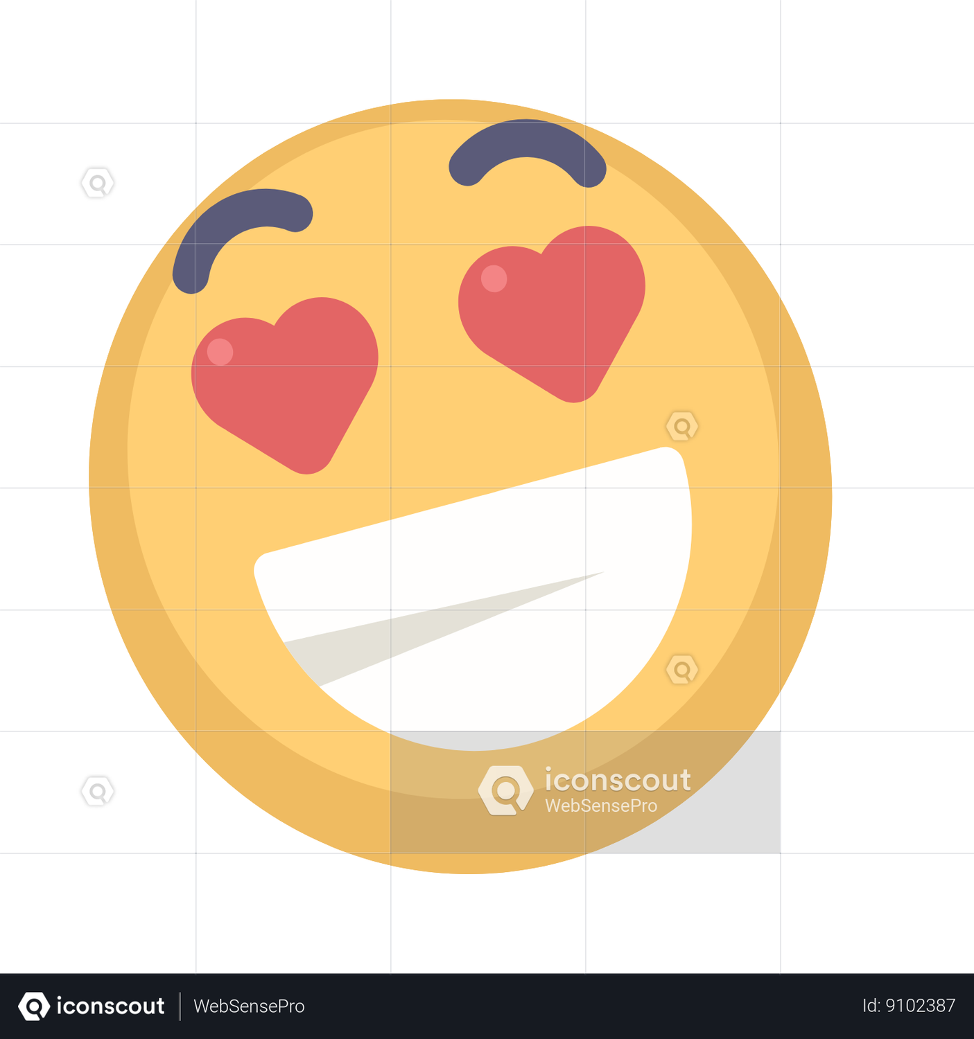 Love Face Emoji Animation by WebSensePro | LottieFiles Love Face Emoji Animation by WebSensePro | LottieFiles