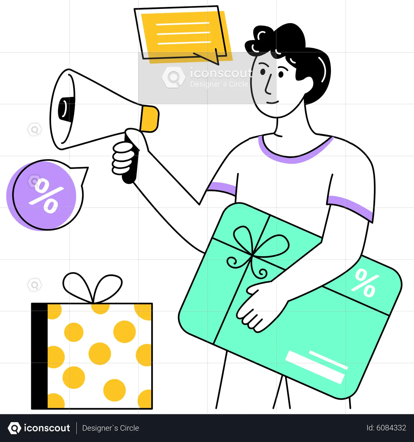 Loyalty Program Animated Illustration download in JSON, LOTTIE or MP4 ...