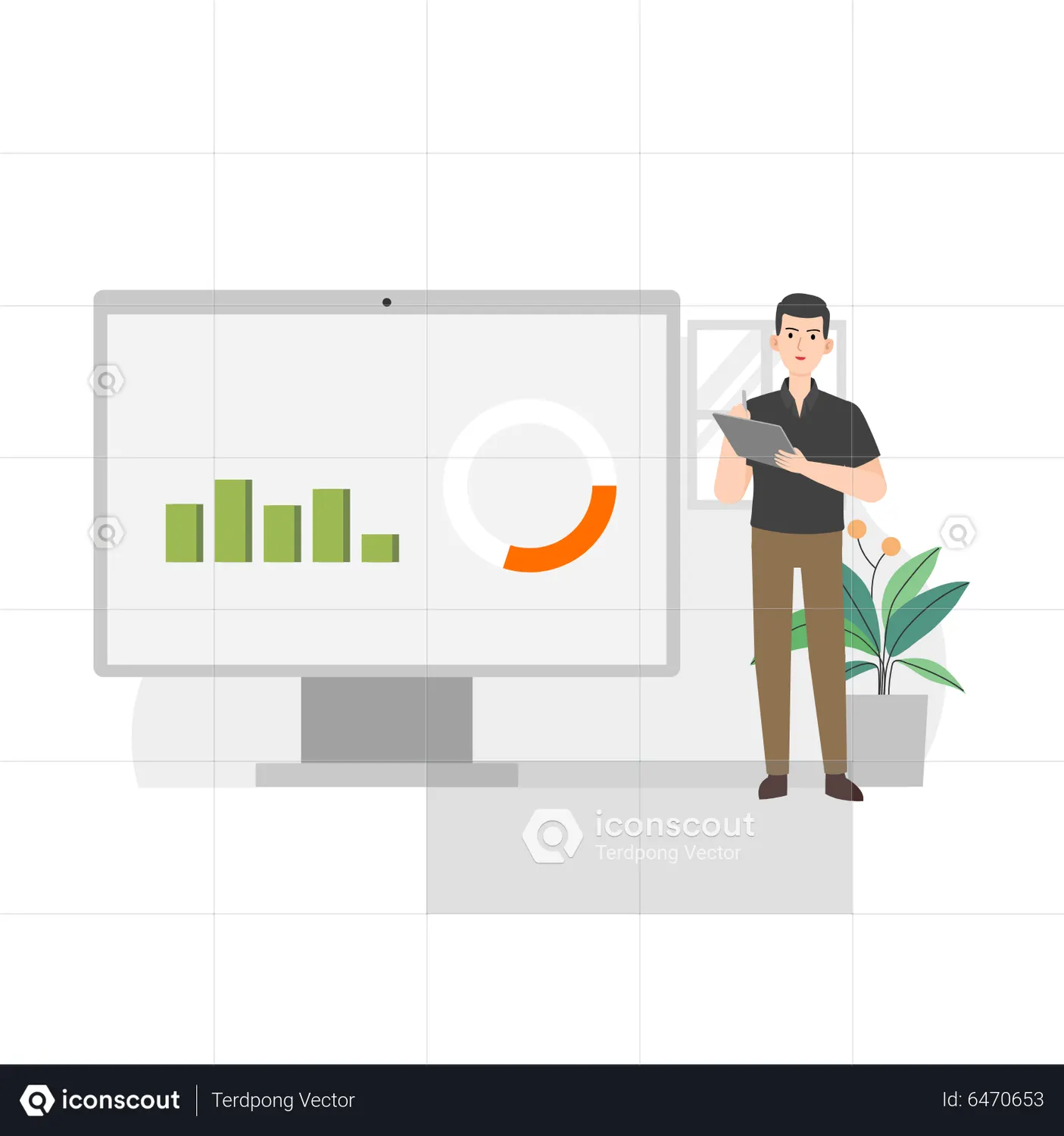 Man Doing Analysis Animation Free Download People Animations Iconscout