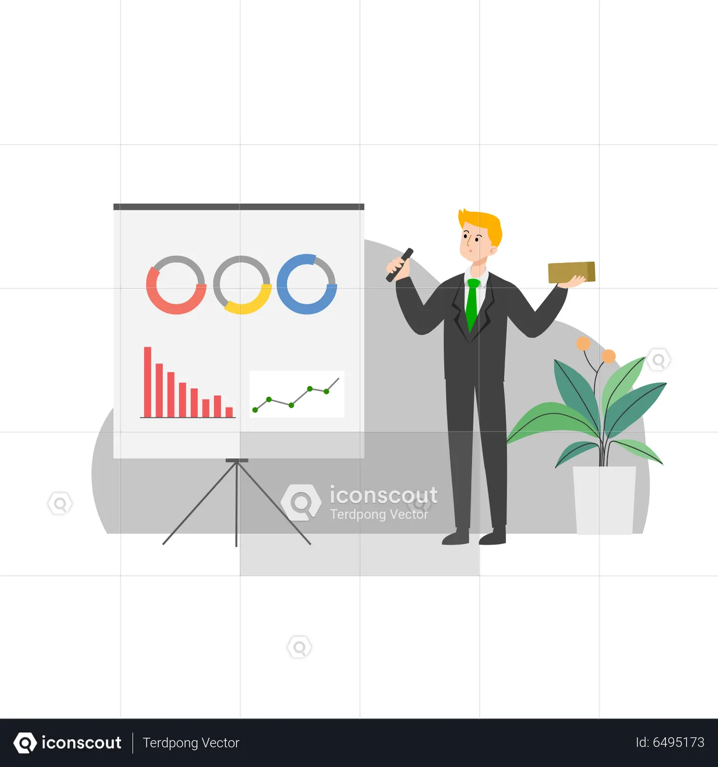 Man Doing Analysis Animation Free Download People Animations Iconscout