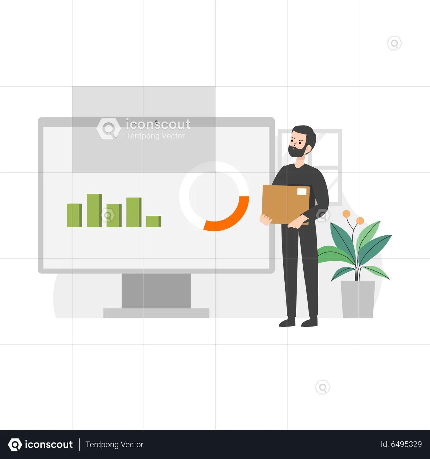 Man Doing Analysis Animation Free Download People Animations Iconscout
