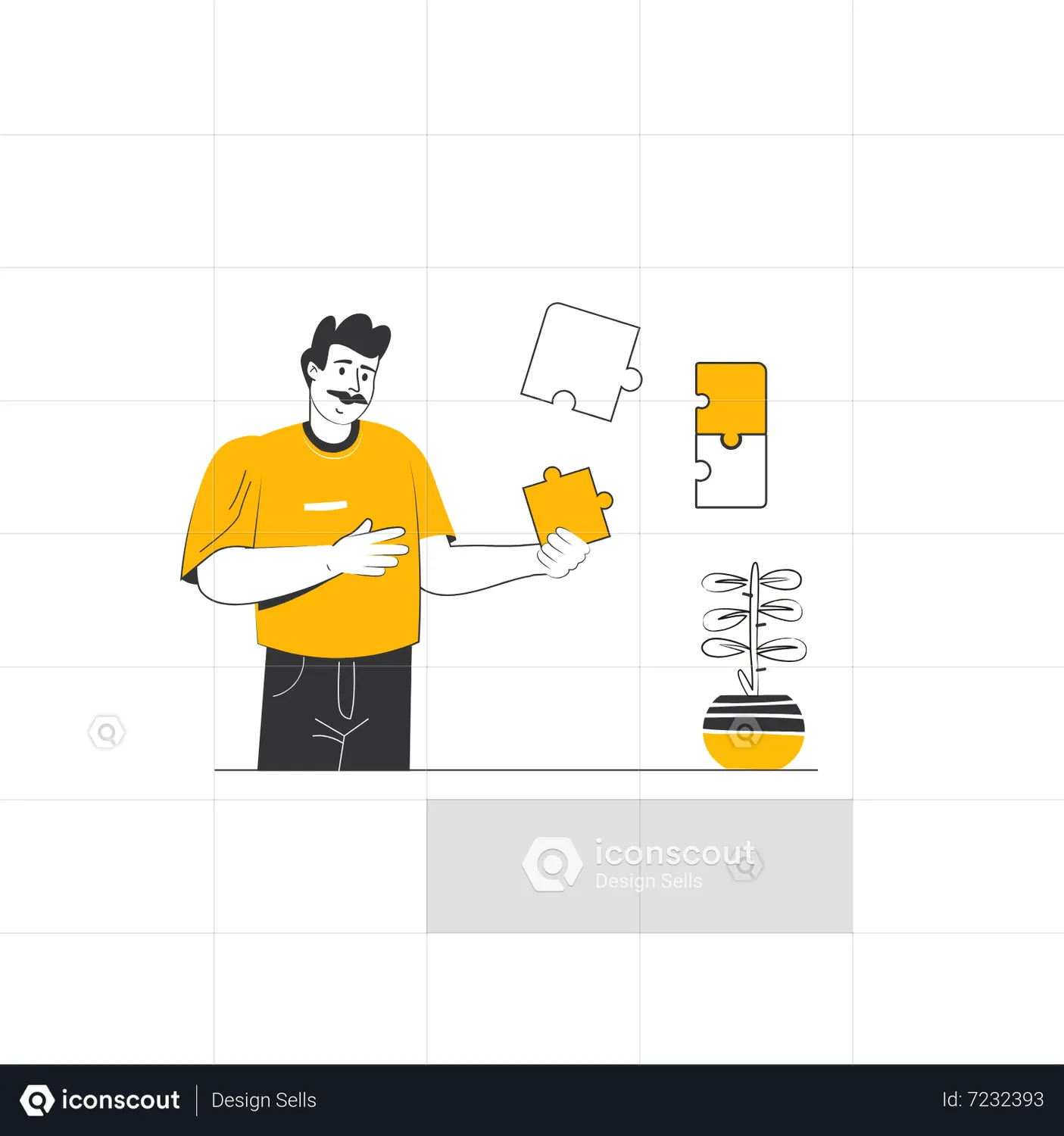Man Working On Problem Solving Animation - Free Download Business ...
