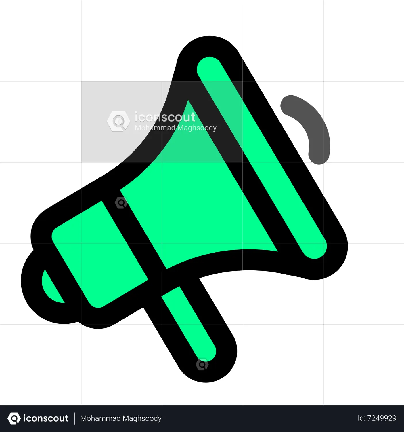 Megaphone Animated Icon download in JSON, LOTTIE or MP4 format