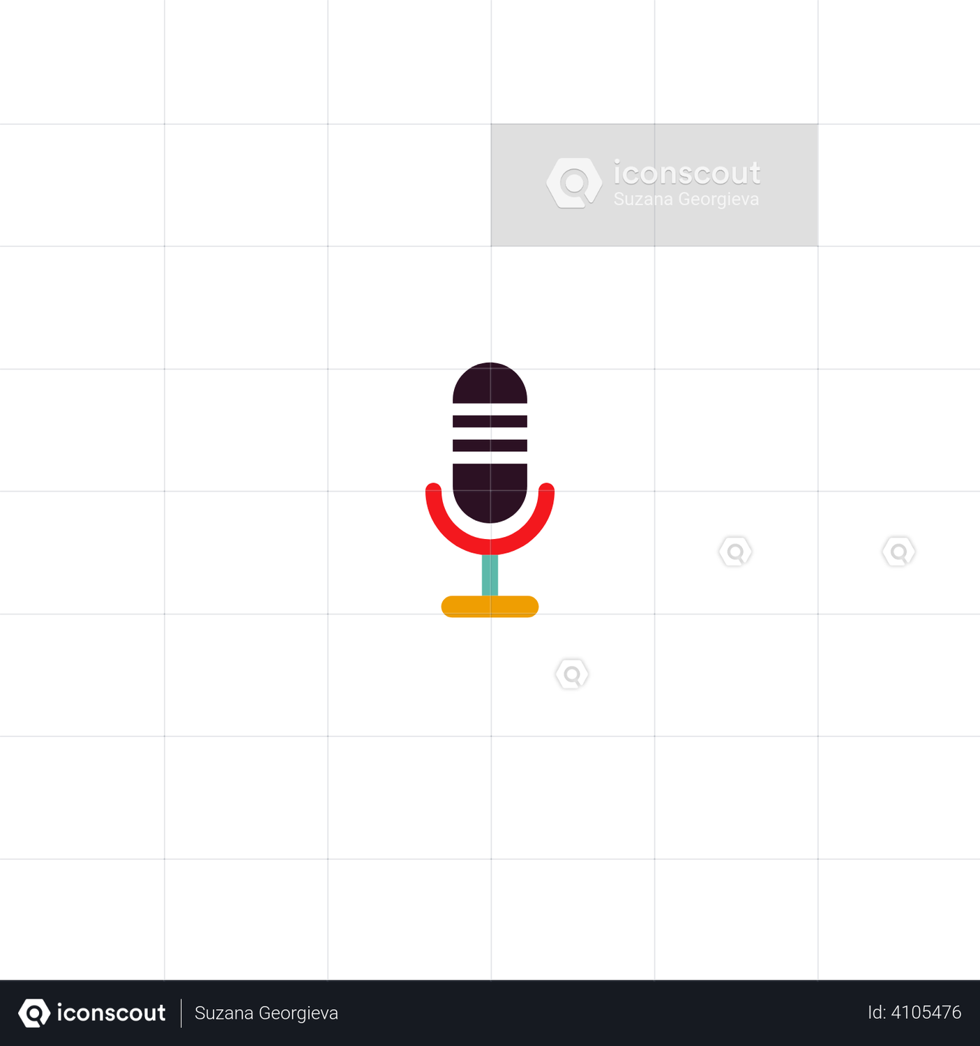Microphone Animation by Suzana Georgieva | LottieFiles