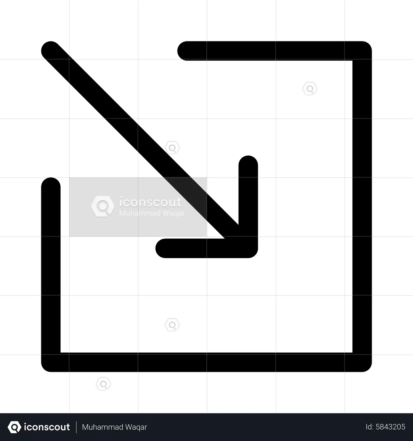 Minimize Screen Animated Icon download in JSON, LOTTIE or MP4 format