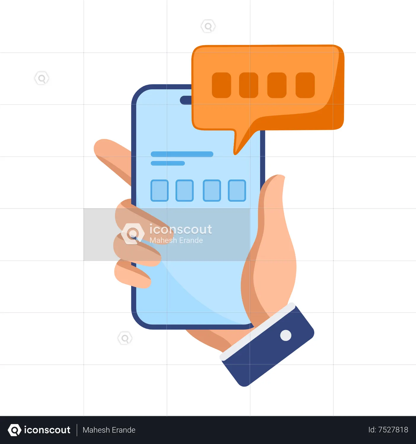 Mobile OTP Verification in Hand Animated Illustration download in JSON ... Mobile OTP Verification in Hand Animated Illustration download in JSON ...