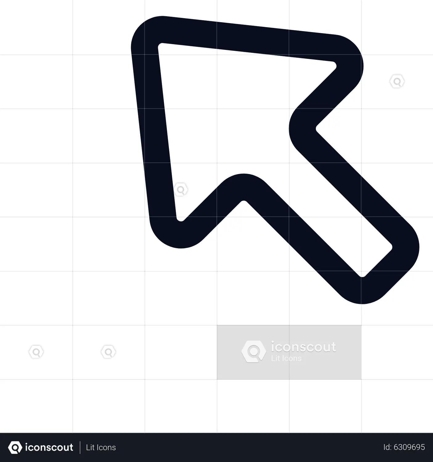 Mouse Pointer Animated Icon download in JSON, LOTTIE or MP4 format