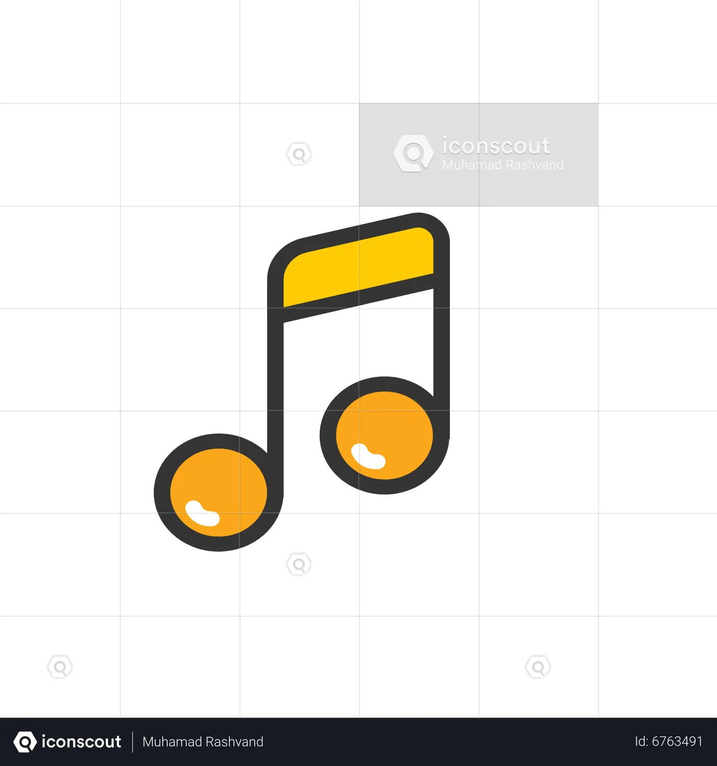Music Animated Icon download in JSON, LOTTIE or MP4 format