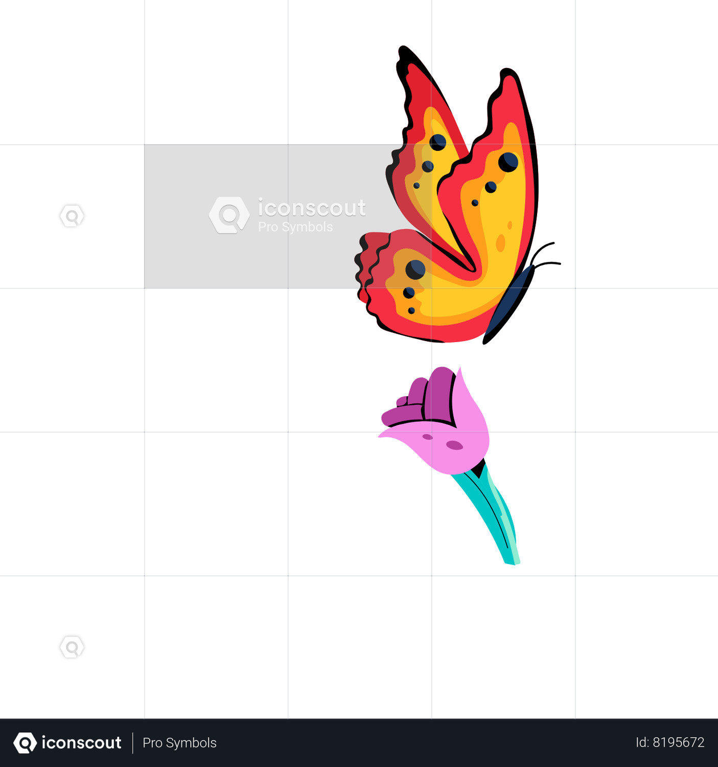 Animación néctar de mariposa por Prosymbols | LottieFiles