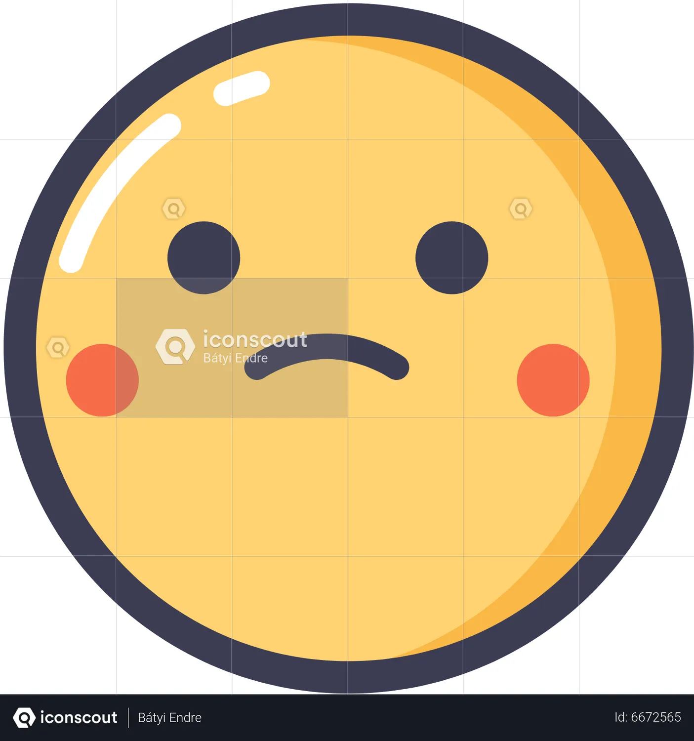 No Emoji Animated Icon download in JSON, LOTTIE or MP4 format