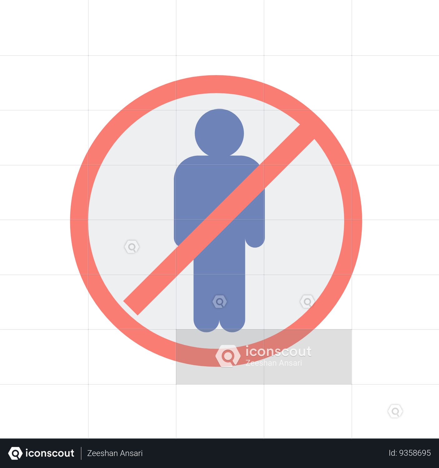 No Entry Animation by Zeeshan Ansari | LottieFiles