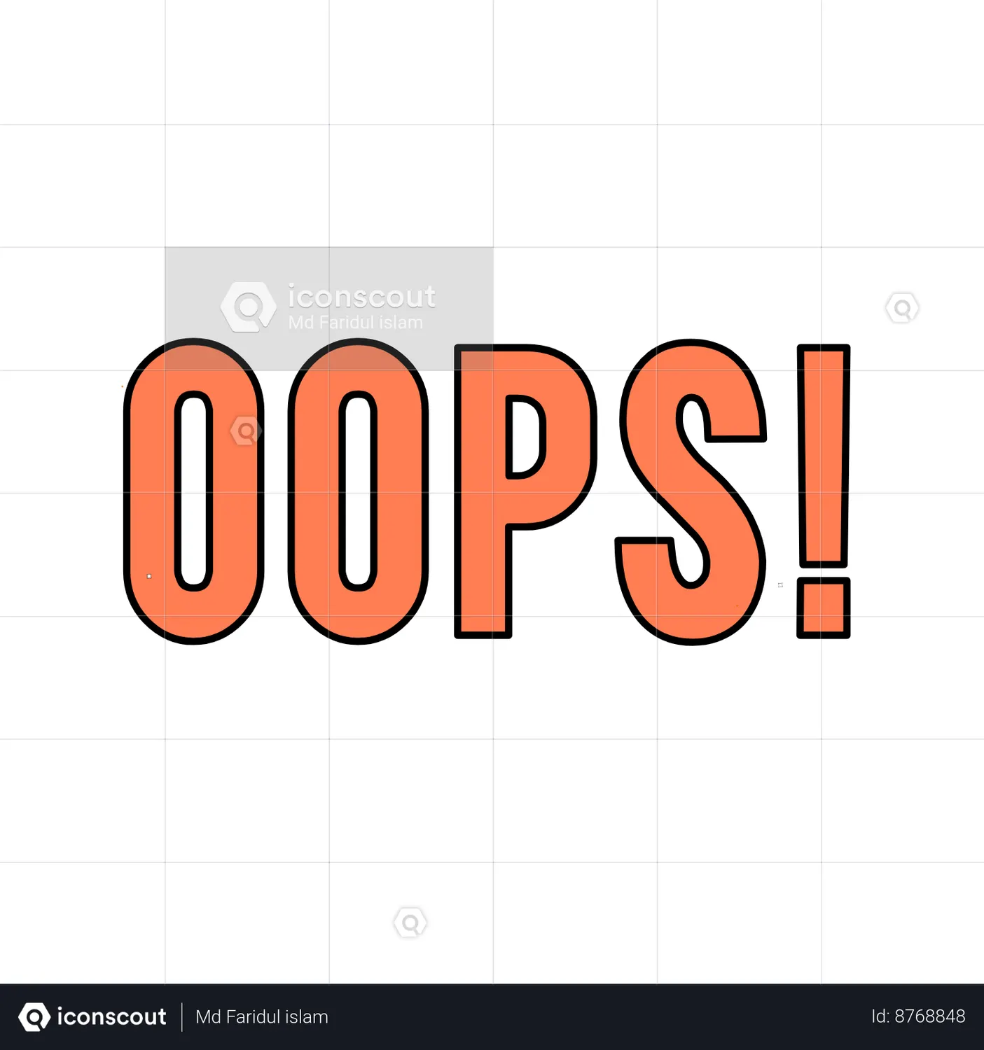 Oops! Animated Icon download in JSON, LOTTIE or MP4 format Oops! Animated Icon download in JSON, LOTTIE or MP4 format