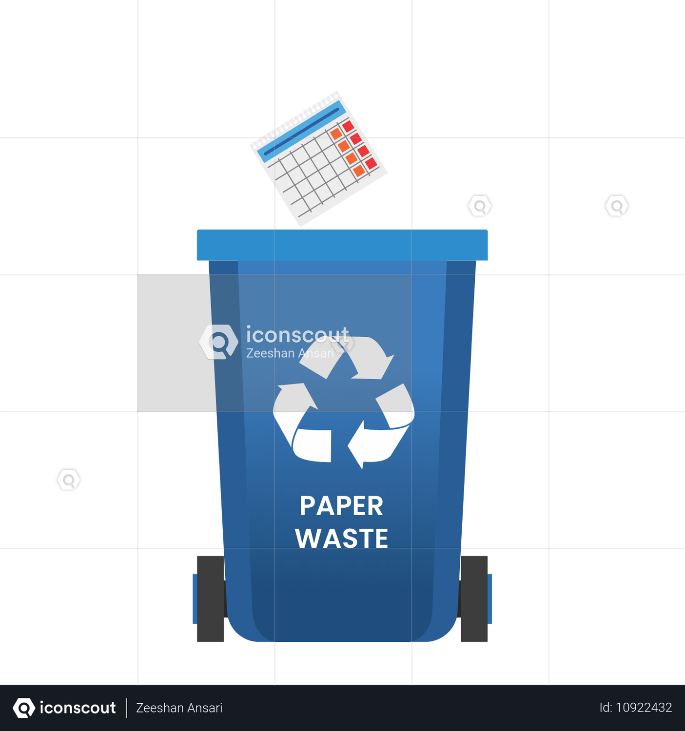 Paper Waste Animation by Zeeshan Ansari | LottieFiles