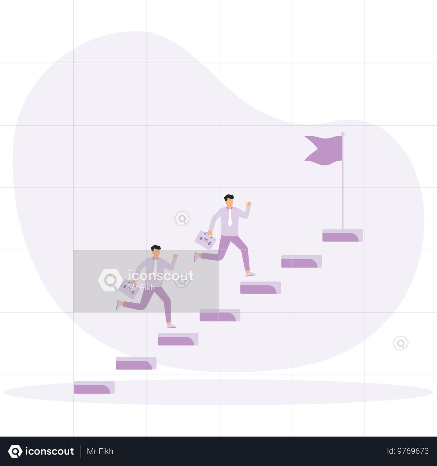 Paso para hacer crecer el negocio hacia el éxito Animation by Mr Fikh ...