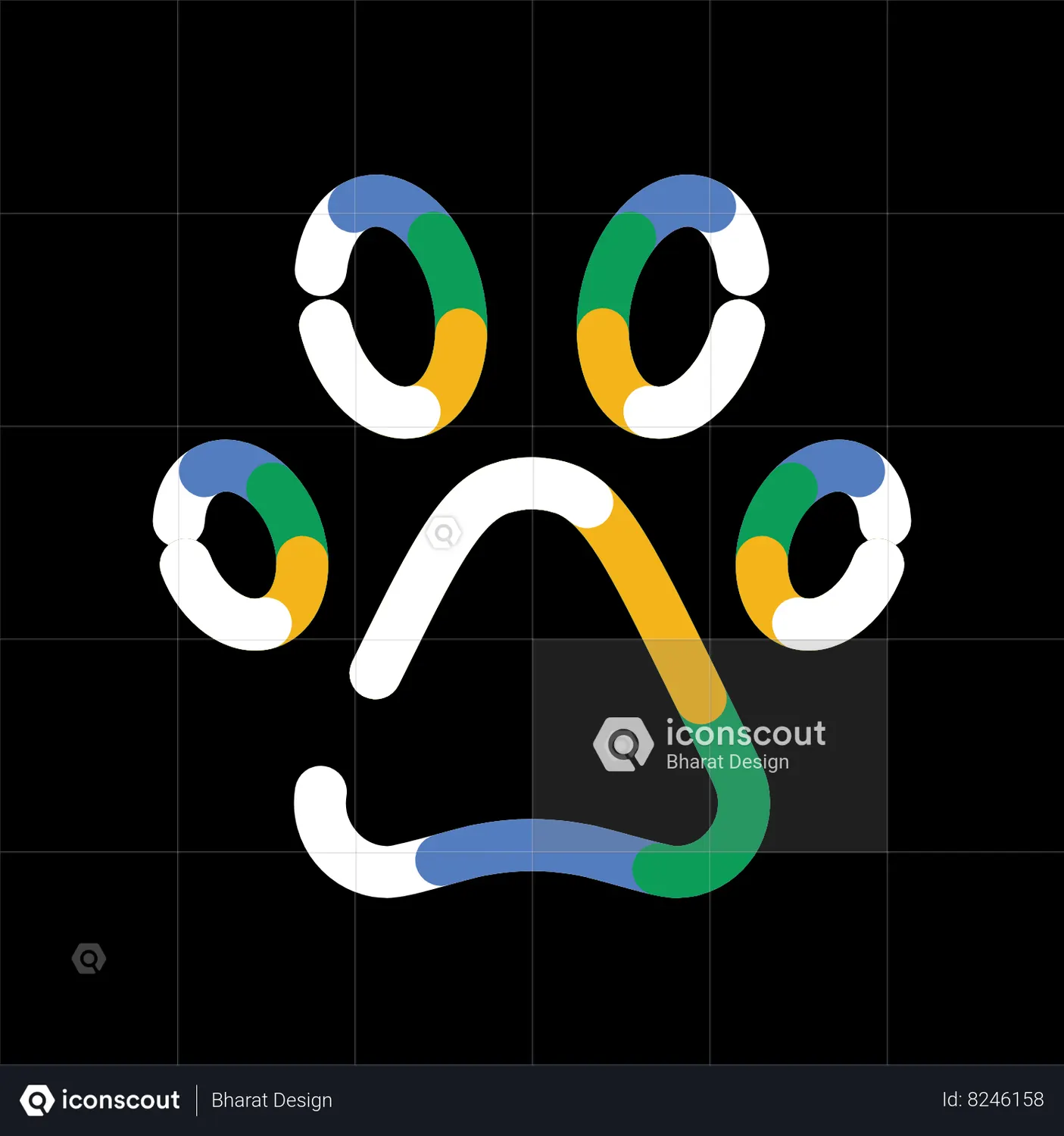 Paw Animated Icon download in JSON, LOTTIE or MP4 format