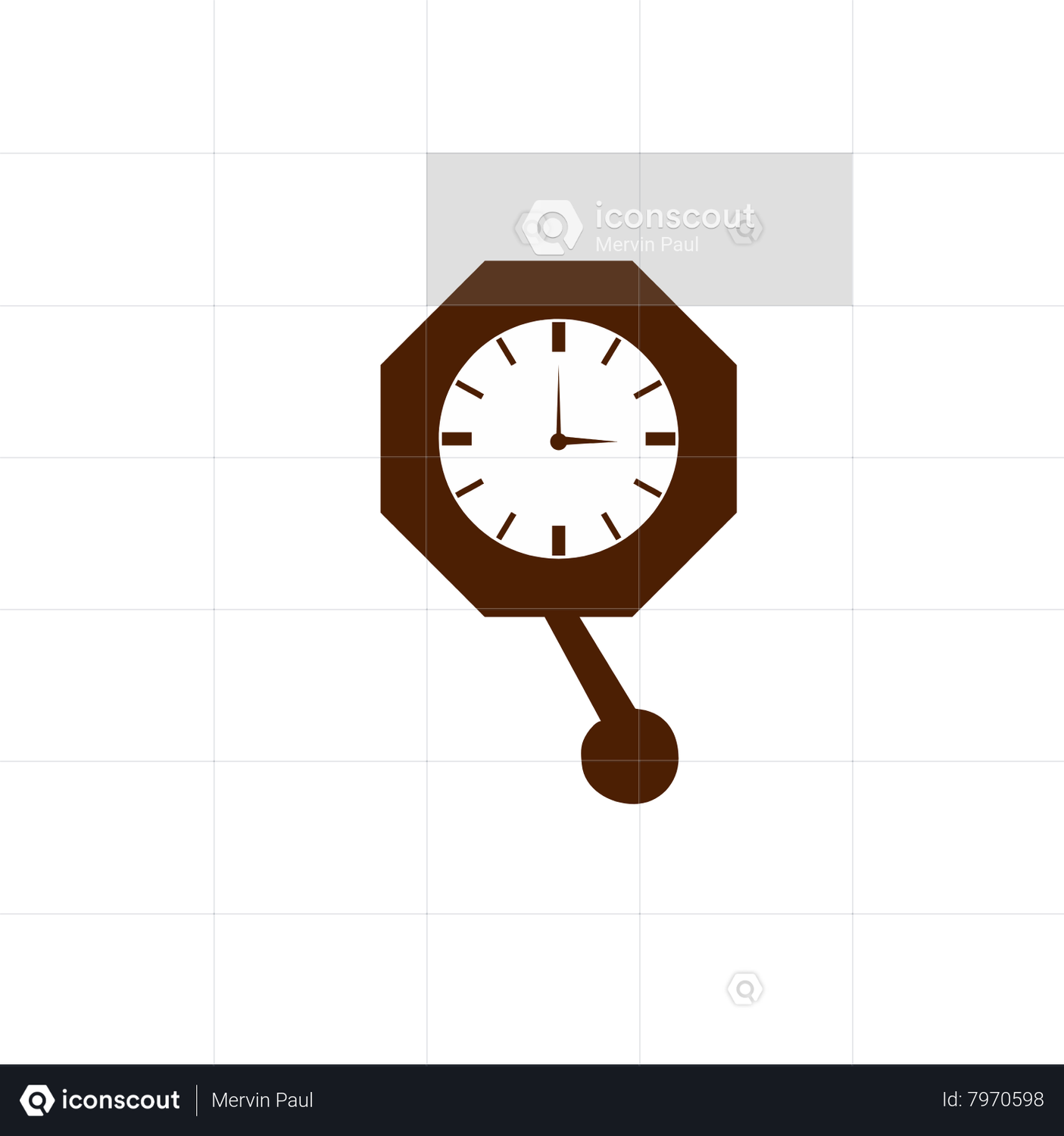 Pendulum Clock Animation by Mervin Paul | LottieFiles