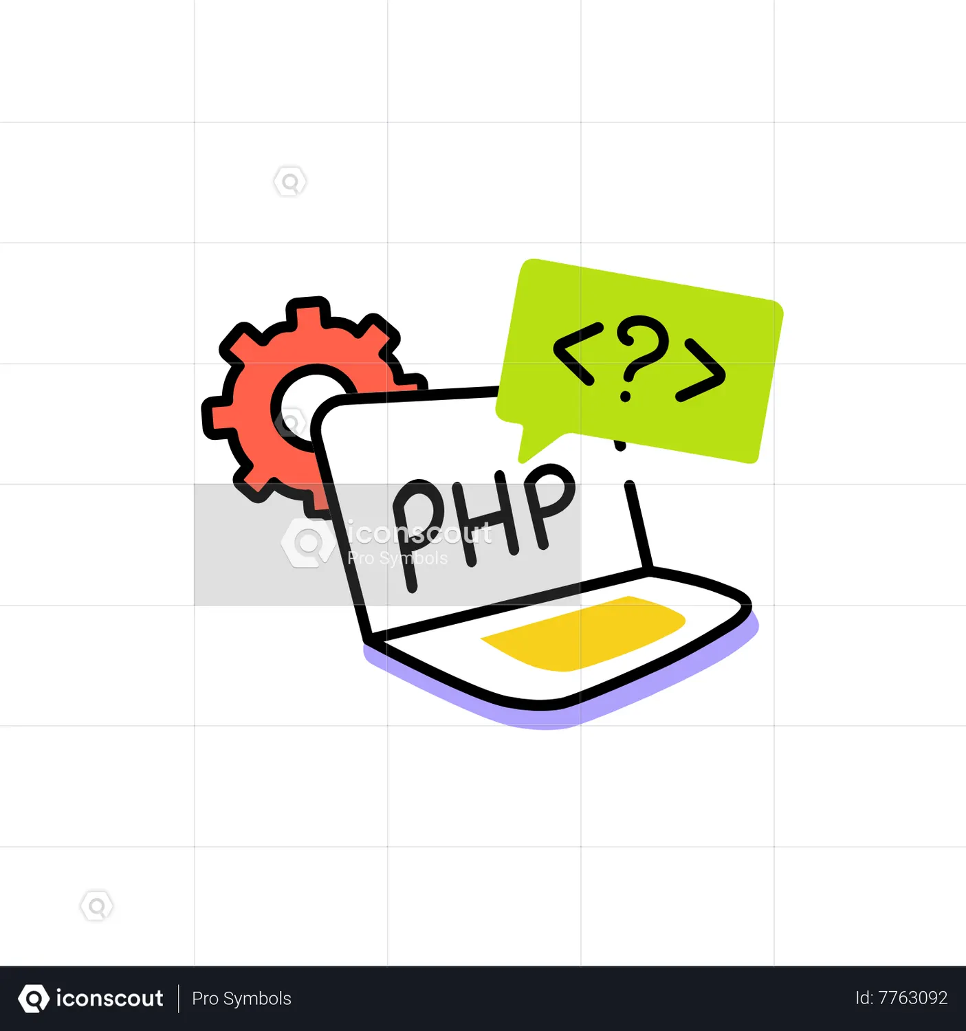 Php Coding Animated Icon Download In Json Lottie Or Mp4 Format