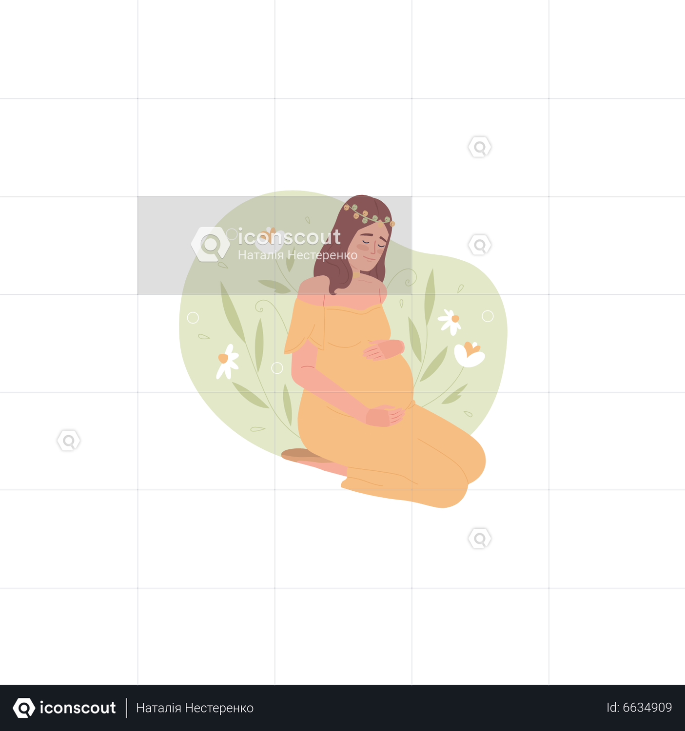 Pregnant Mother Animation By Наталія Нестеренко Lottiefiles