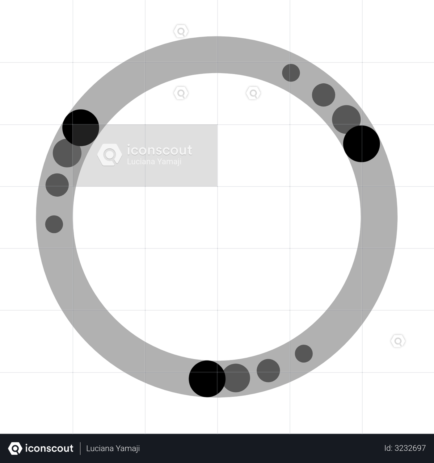 Processing Circle Animation by Luciana Yamaji | LottieFiles
