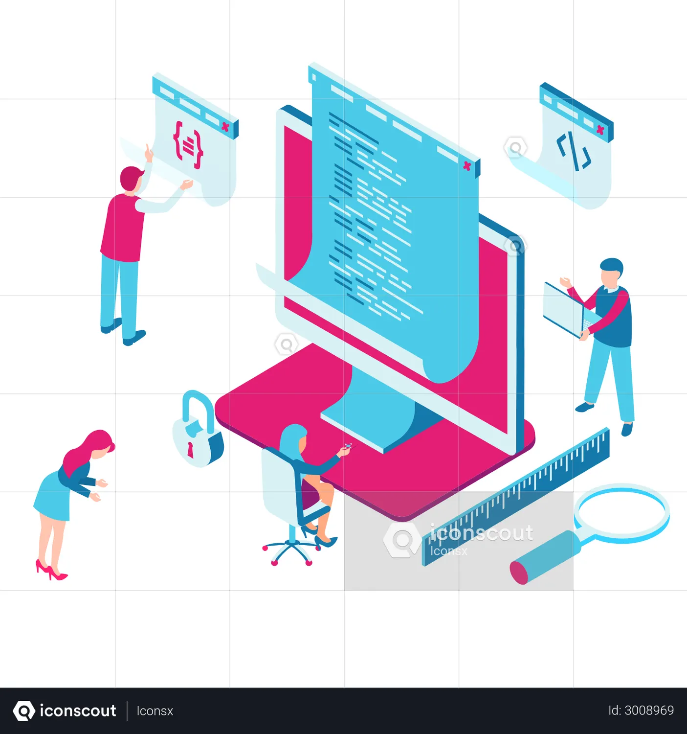 Programador De Computadoras Animation - Free Download Negocio ...