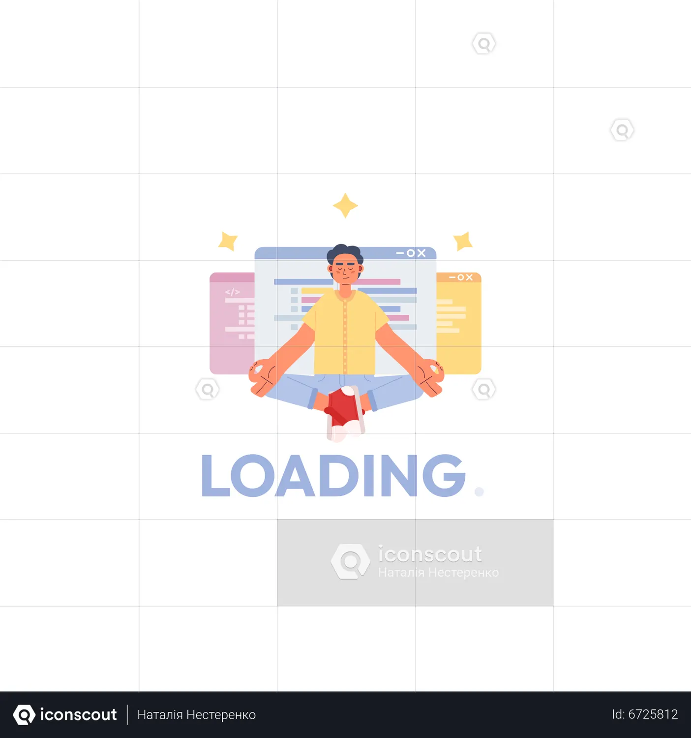 Programmer Expert Animated Illustration Download In Json Lottie Or Mp4