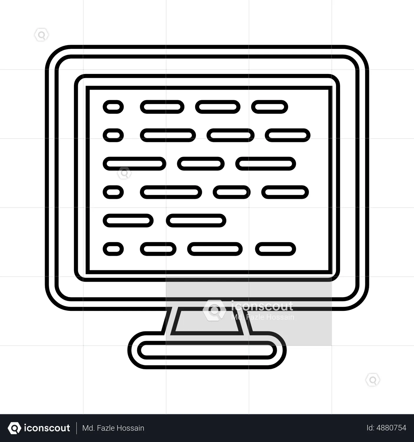 Programming Animated Icon download in JSON, LOTTIE or MP4 format