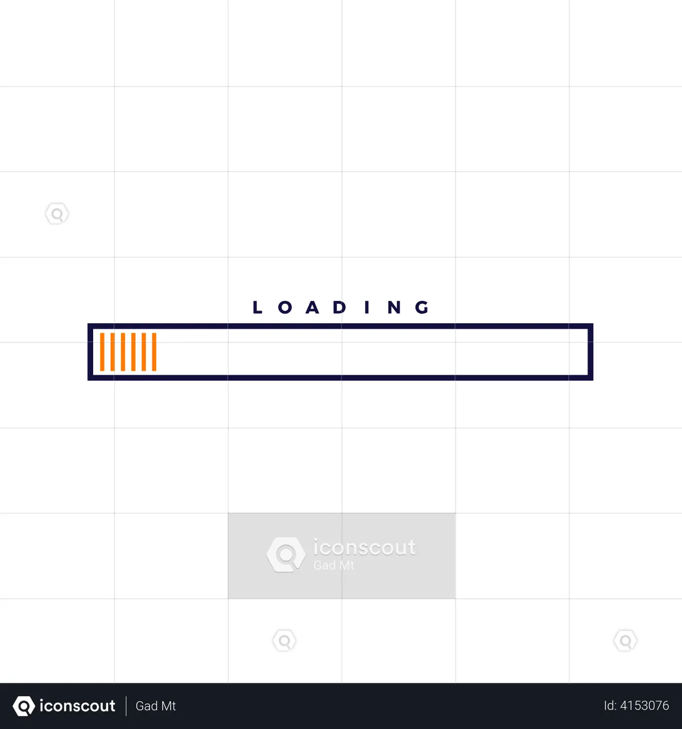 Progress Bar Loading Animated Icon download in JSON, LOTTIE or MP4 format