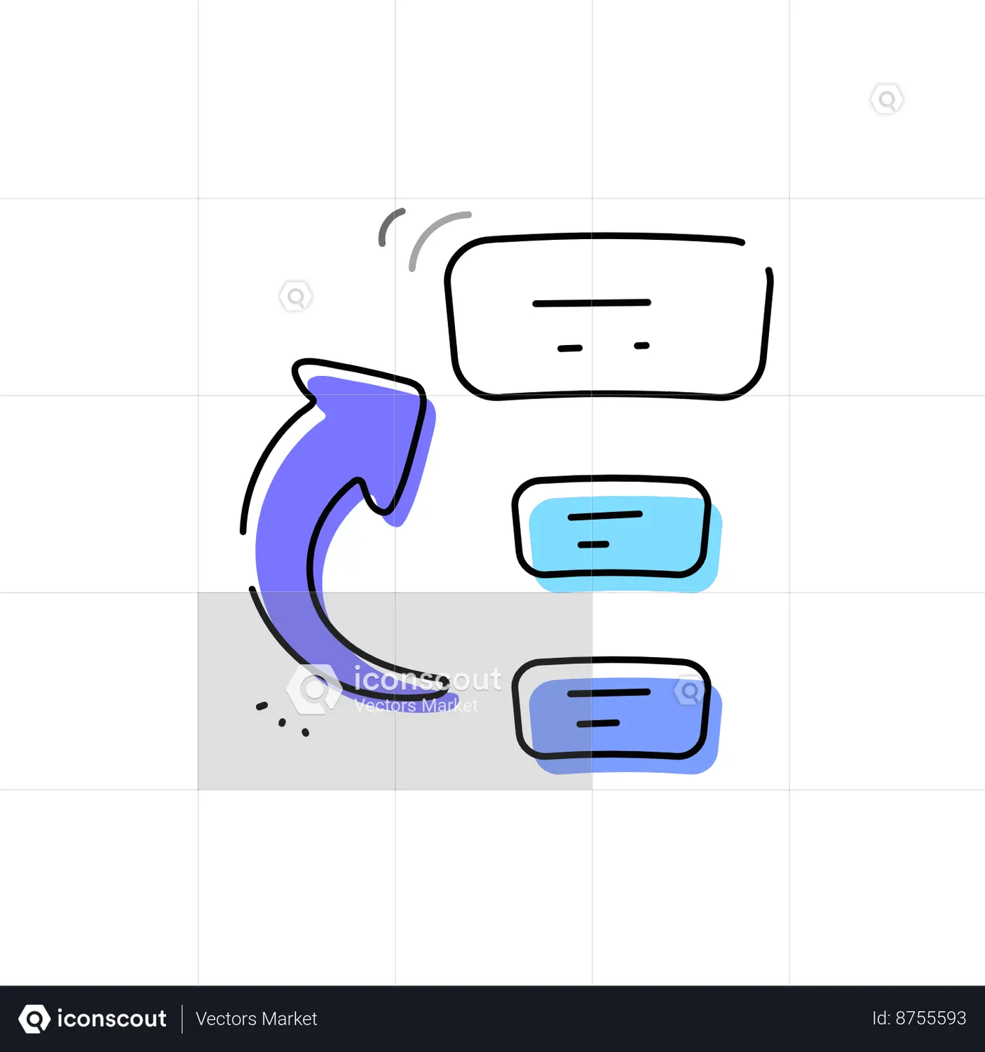 Project Workflow Animated Icon Download In Json Lottie Or Mp4 Format