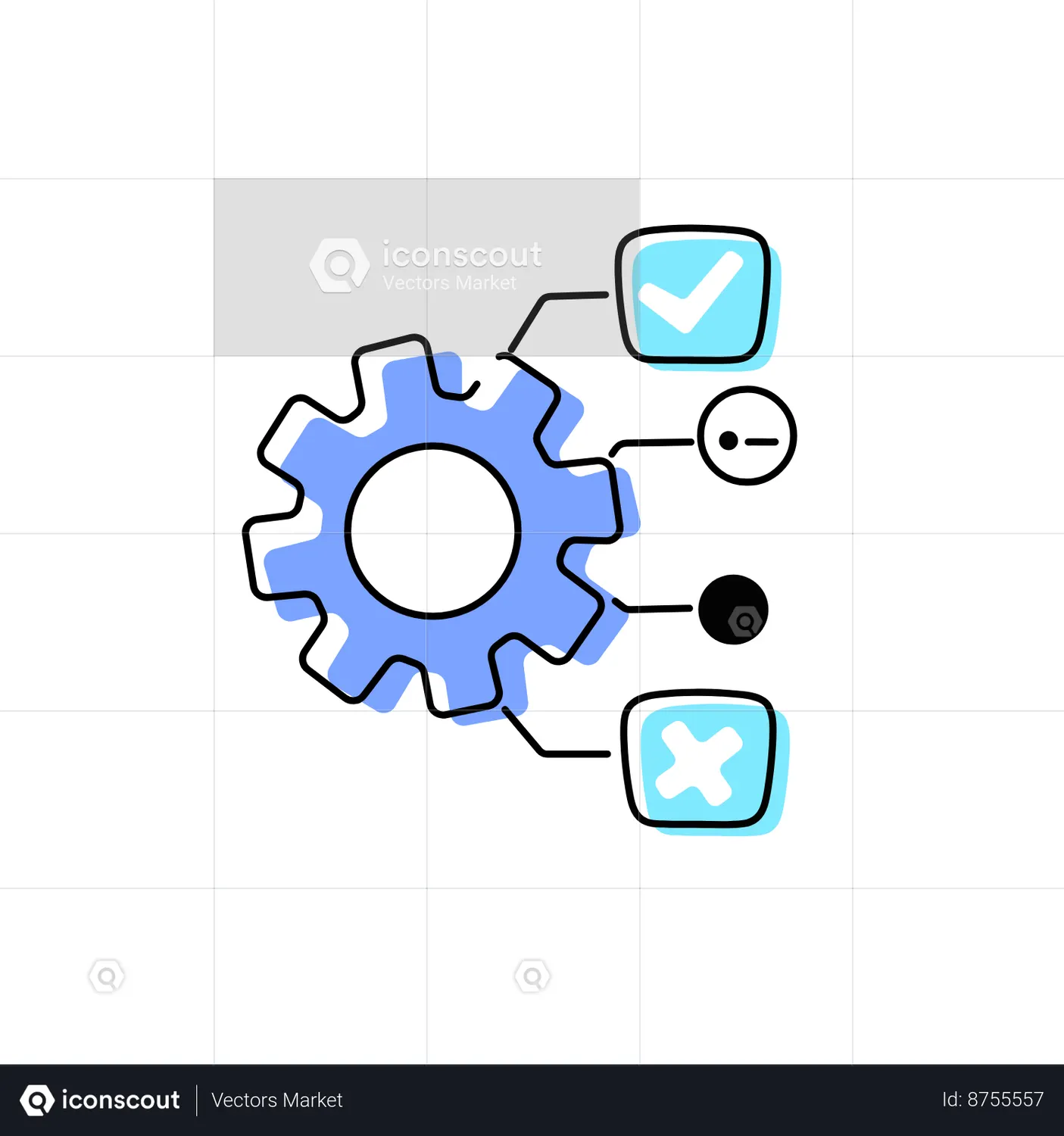 Project Workflow Animated Icon Download In Json Lottie Or Mp4 Format