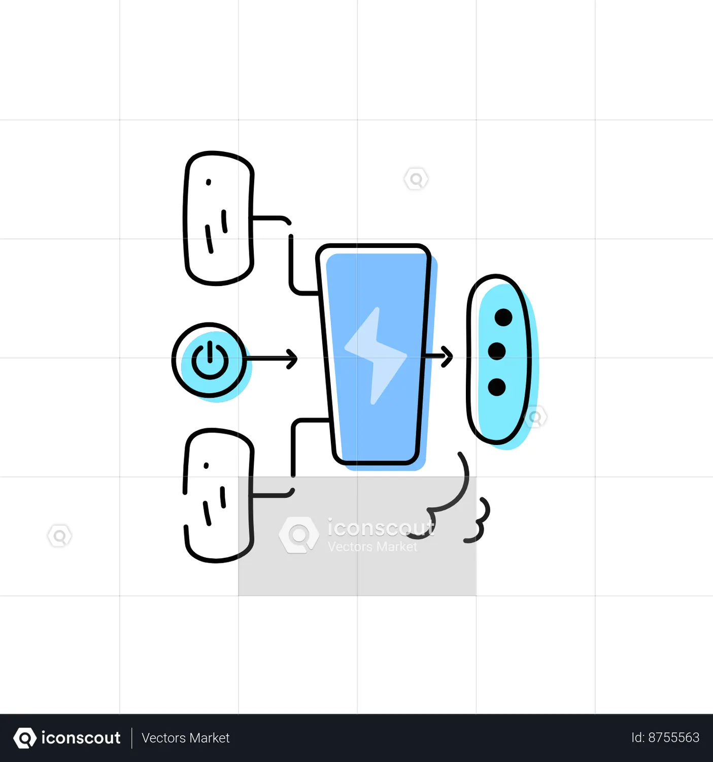 Project Workflow Animated Icon Download In Json Lottie Or Mp4 Format