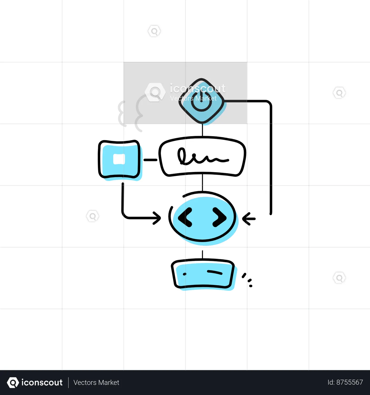Project Workflow Animated Icon Download In Json Lottie Or Mp4 Format