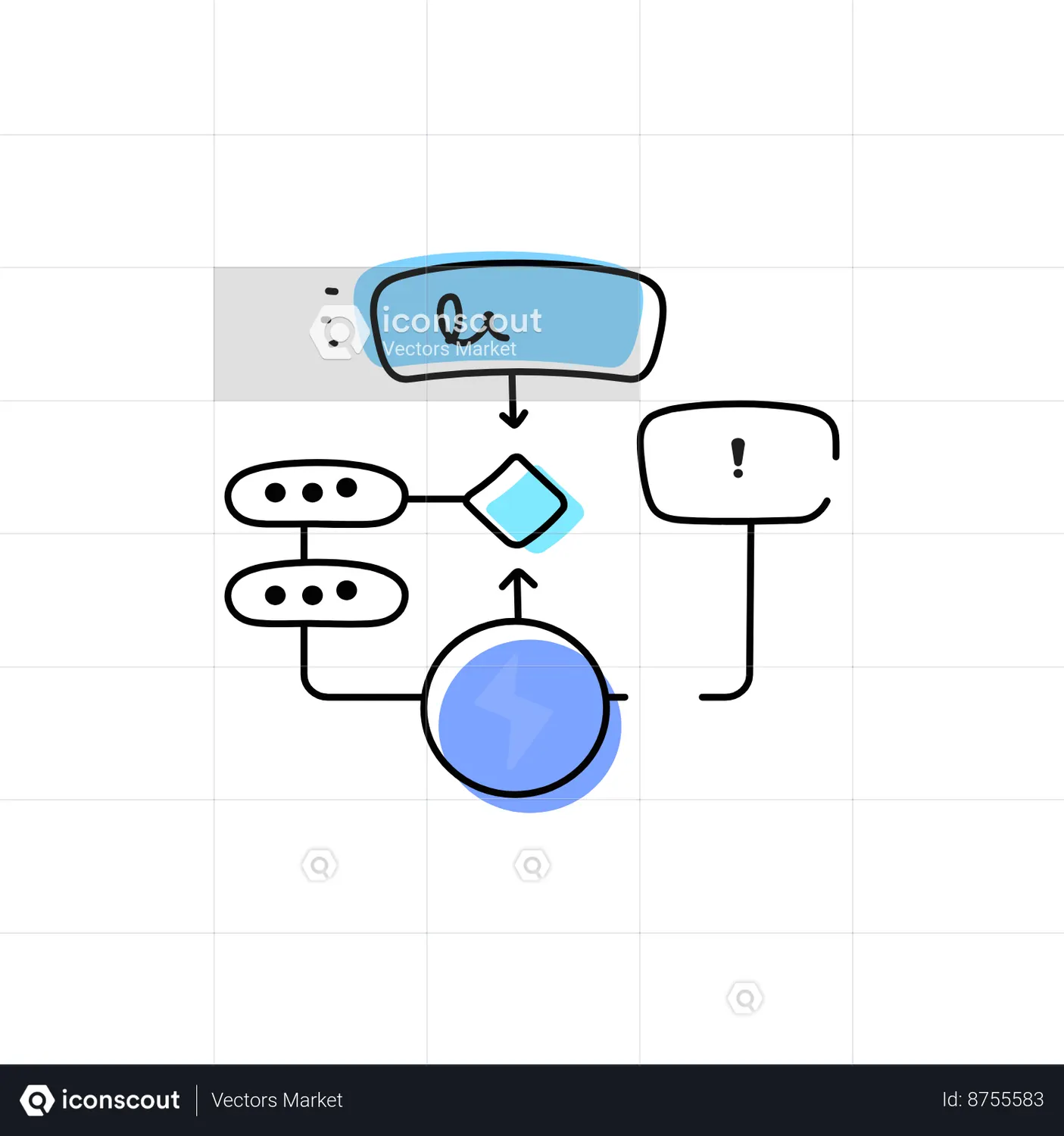 Project Workflow Animated Icon Free Download Network And Communication