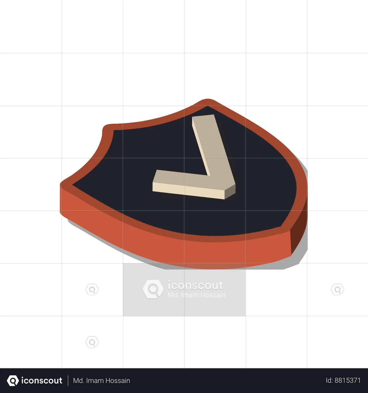 Protection Shield Animated Icon download in JSON, LOTTIE or MP4 format