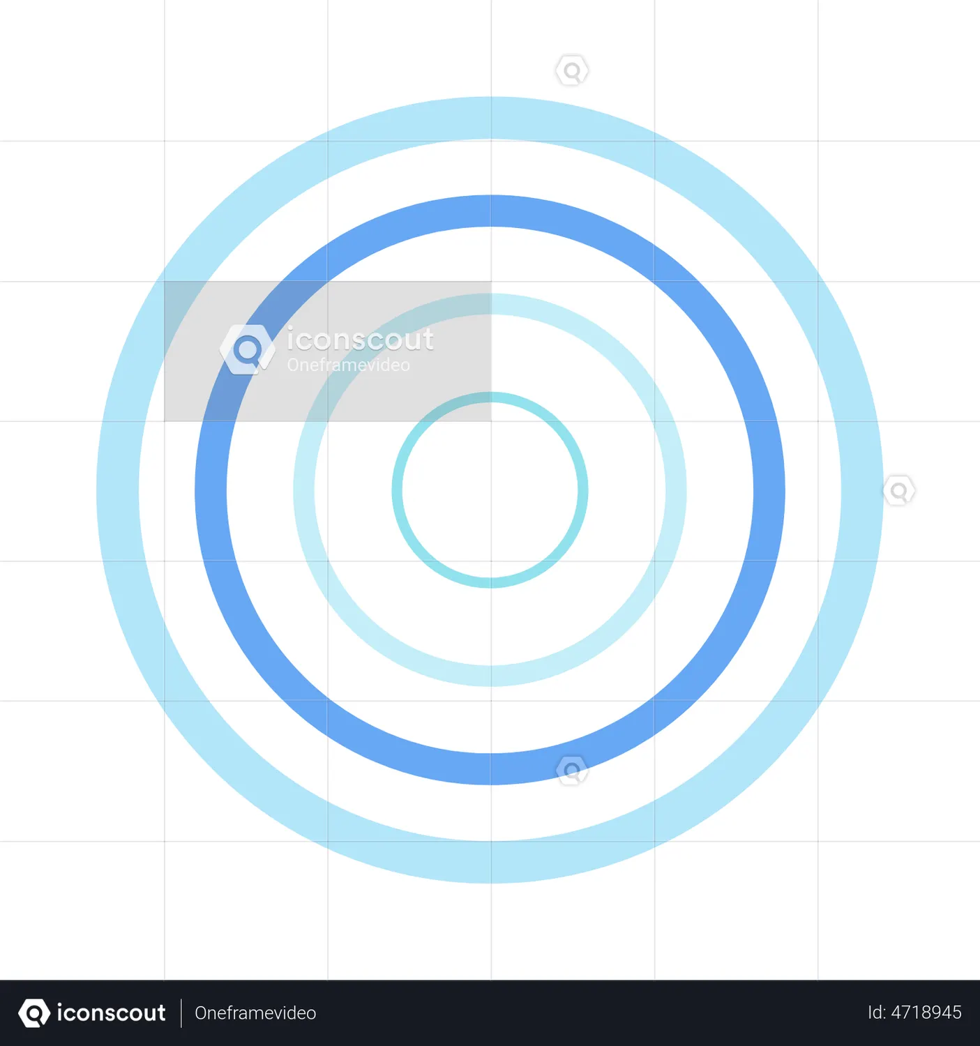Pulsating Circle Loader Animated Icon download in JSON, LOTTIE or MP4 format