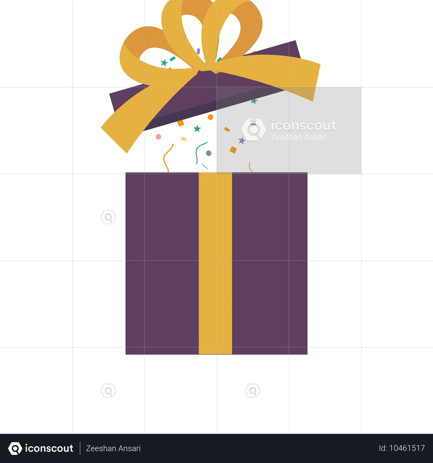 Purple Gift Box Animation by Zeeshan Ansari | LottieFiles